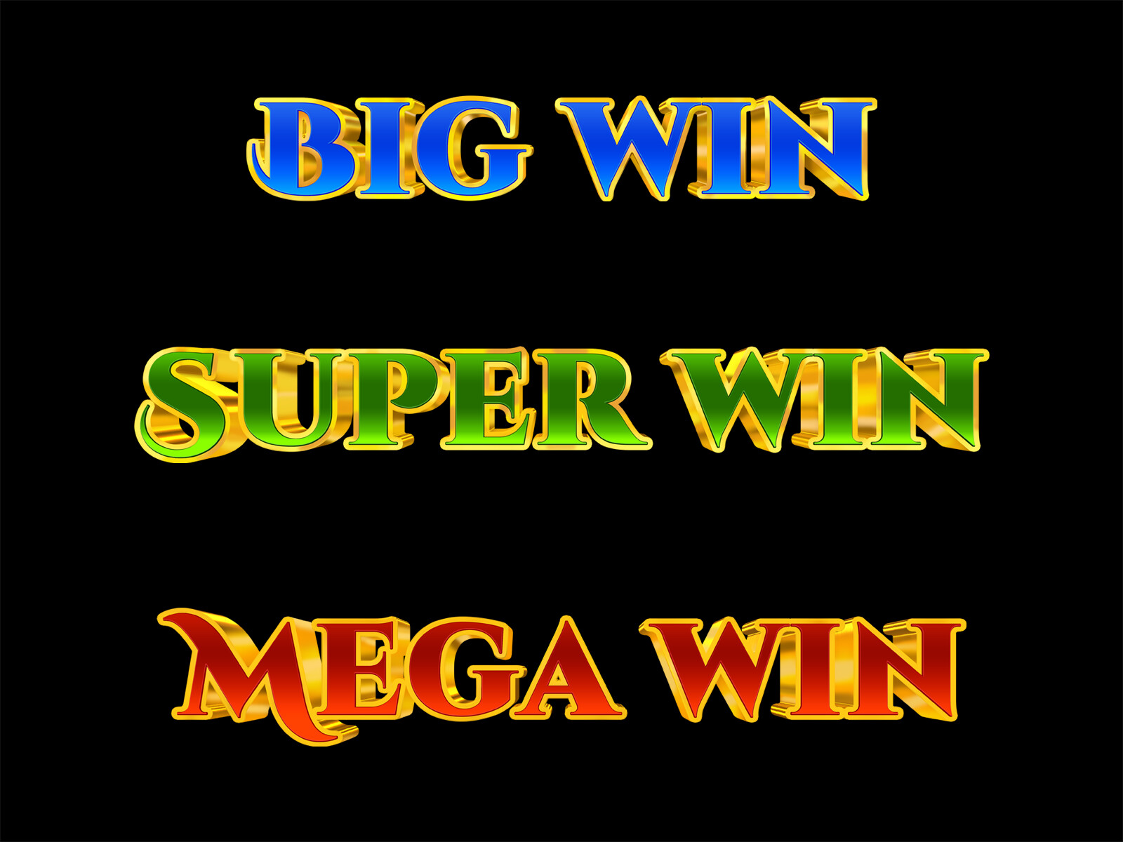 ArtStation - Slot Game Win Messages