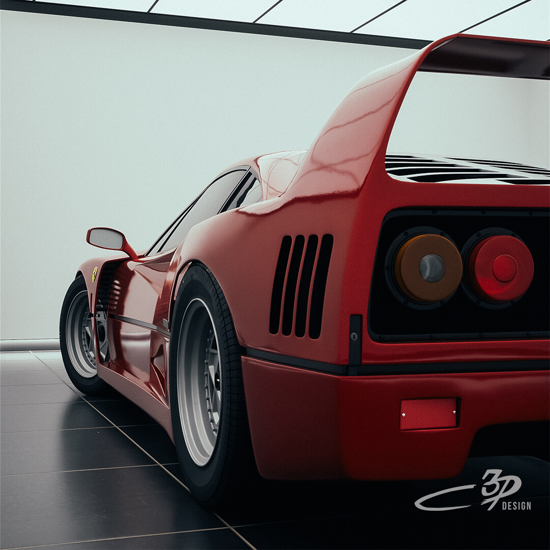 ArtStation - Ferrari F40 // Unreal Engine 5