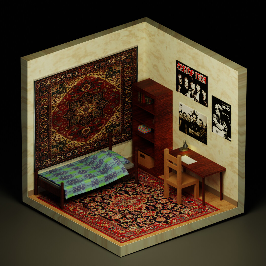 ArtStation - USSR room