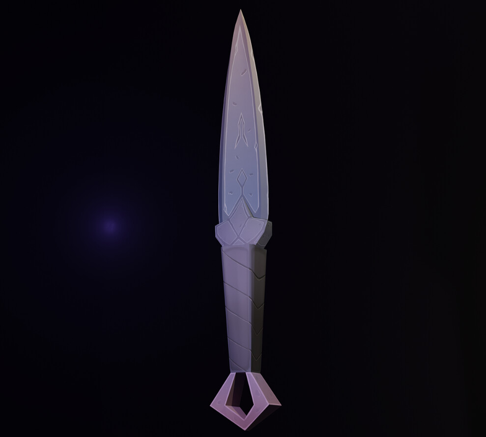 ArtStation - Hand painted 3D Blade