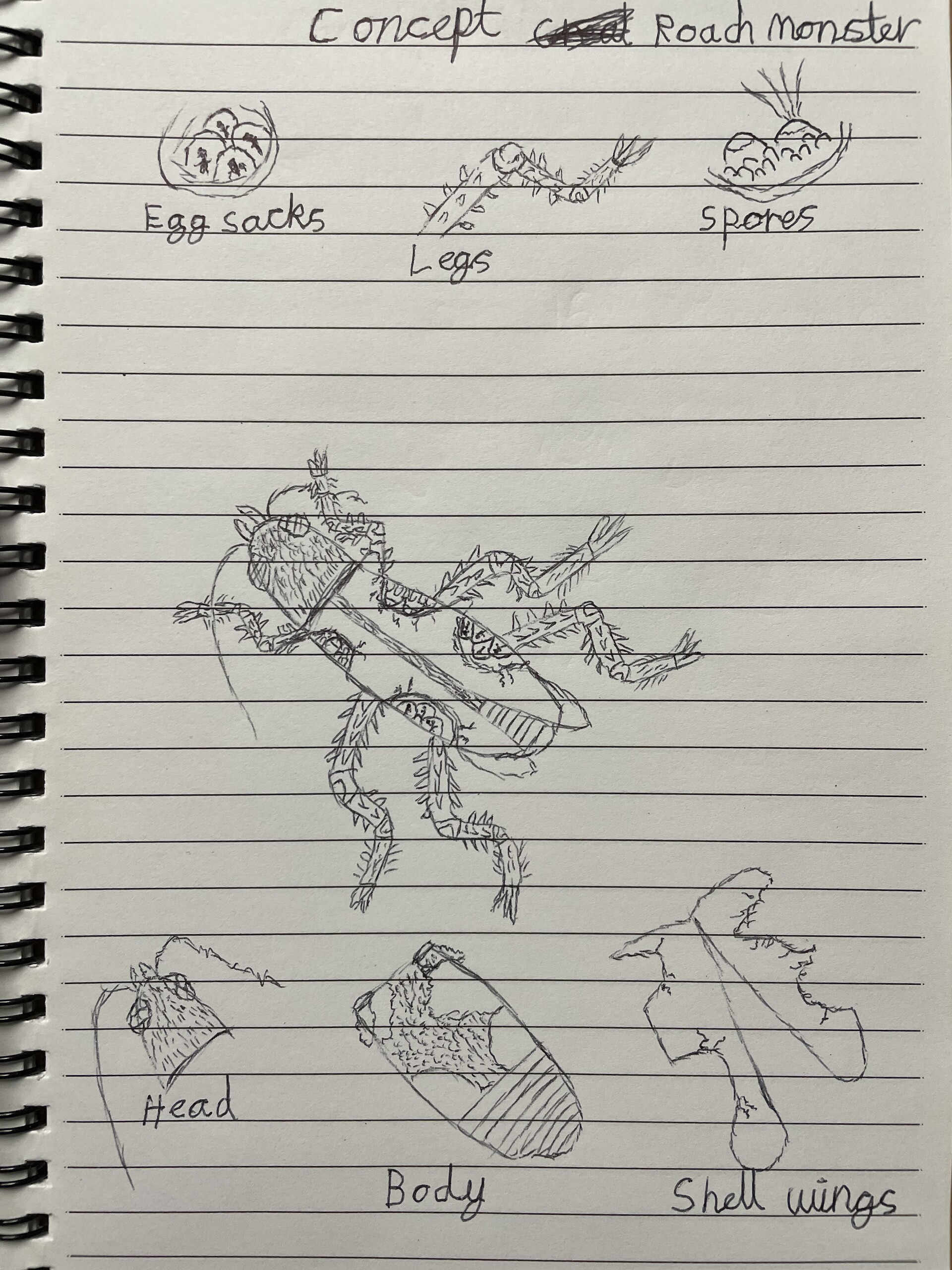 ArtStation - Roach monster