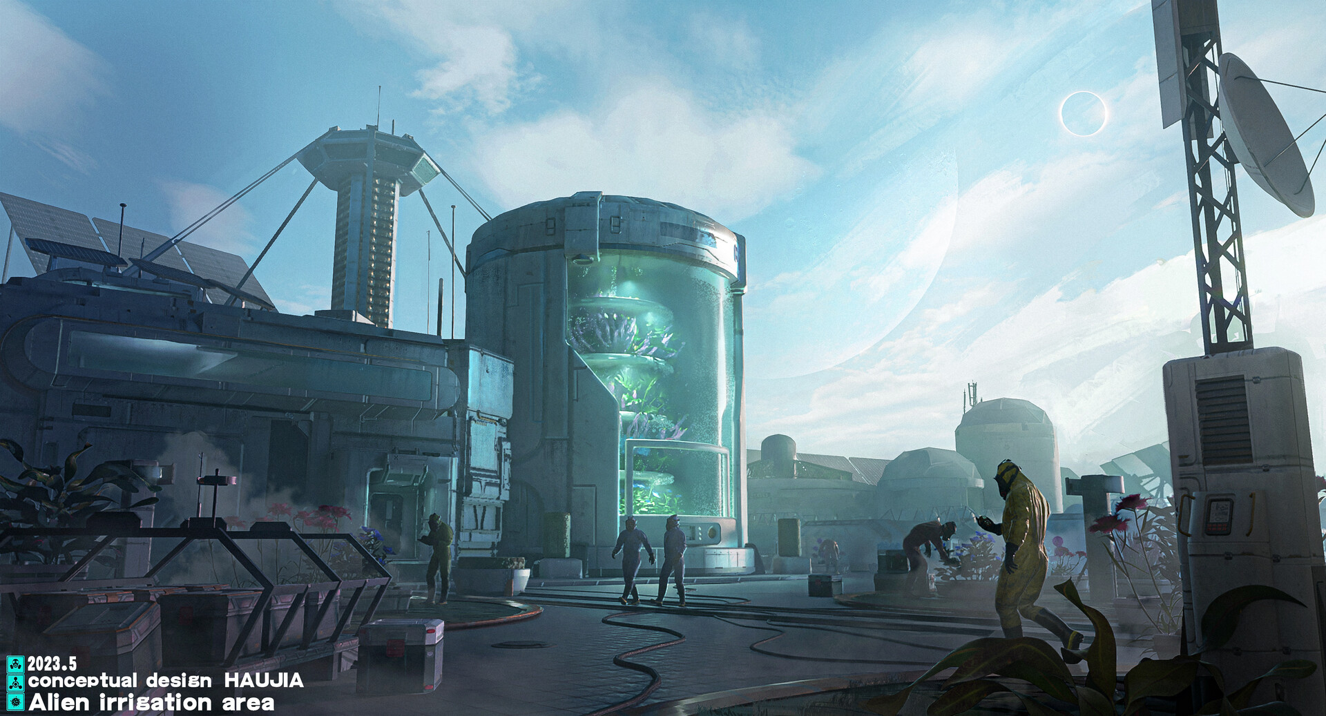 ArtStation - Alien irrigation area