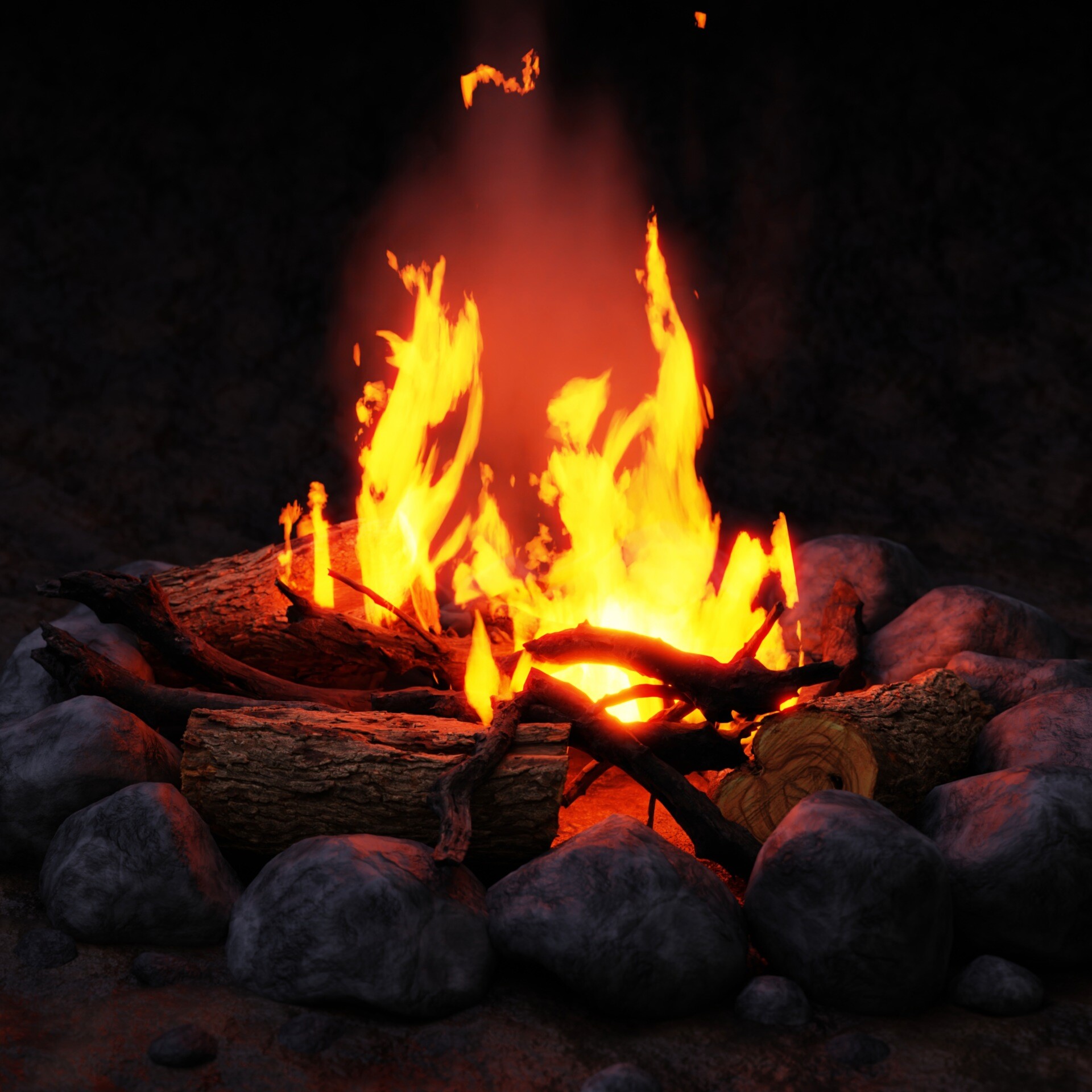 Ryan King - Procedural Animated Fire & Smoke 🔥 (Blender Tutorial)