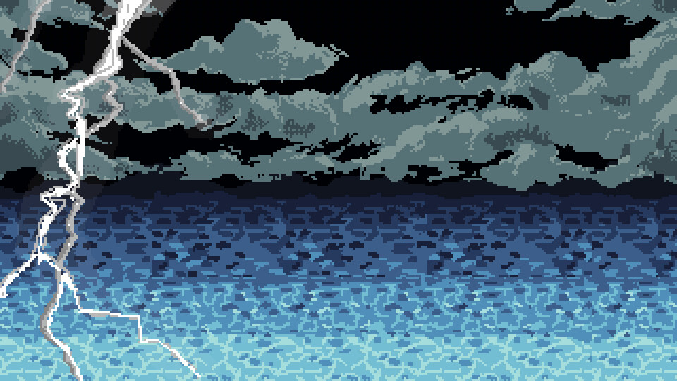 ArtStation - Stormy sea