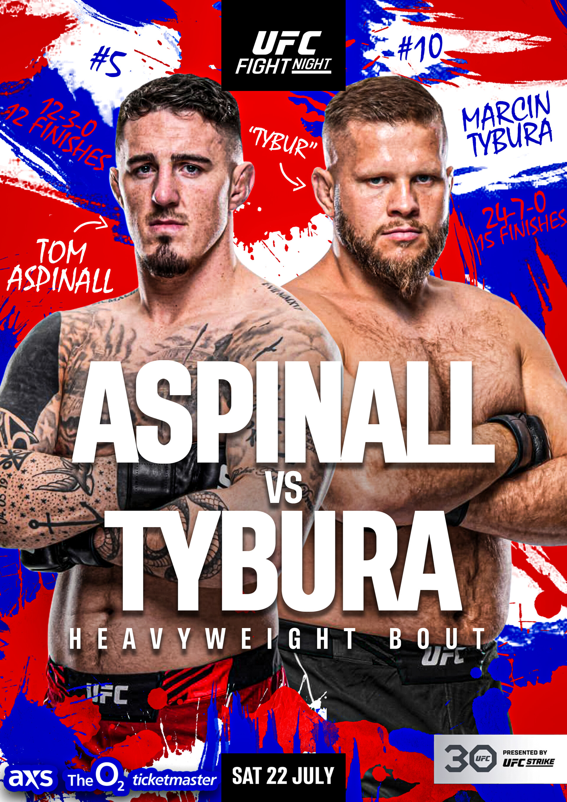 ArtStation - UFC FIGHT NIGHT - LONDON: ASPINALL VS TYBURA
