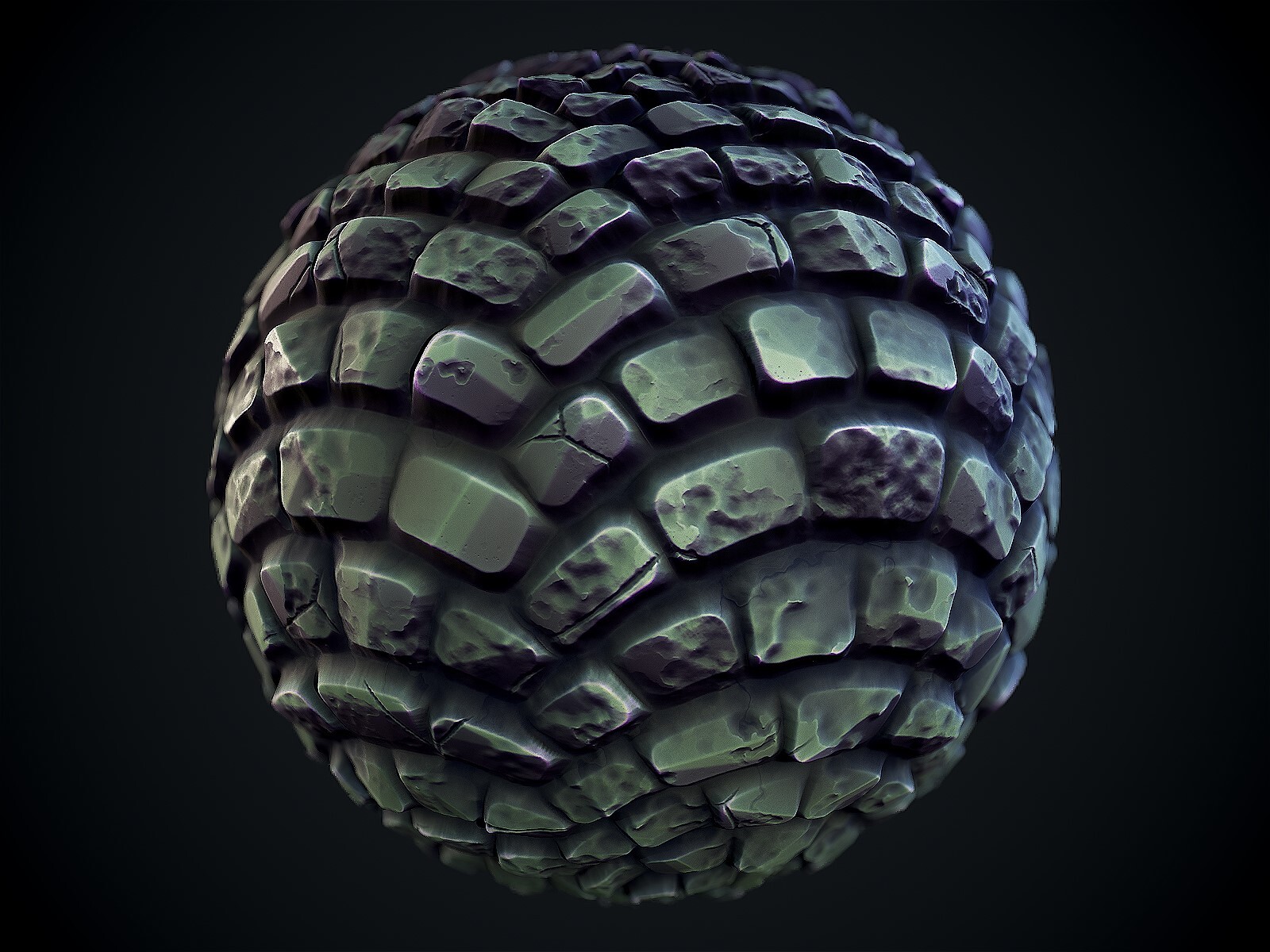ArtStation - Stylized Cobblestone