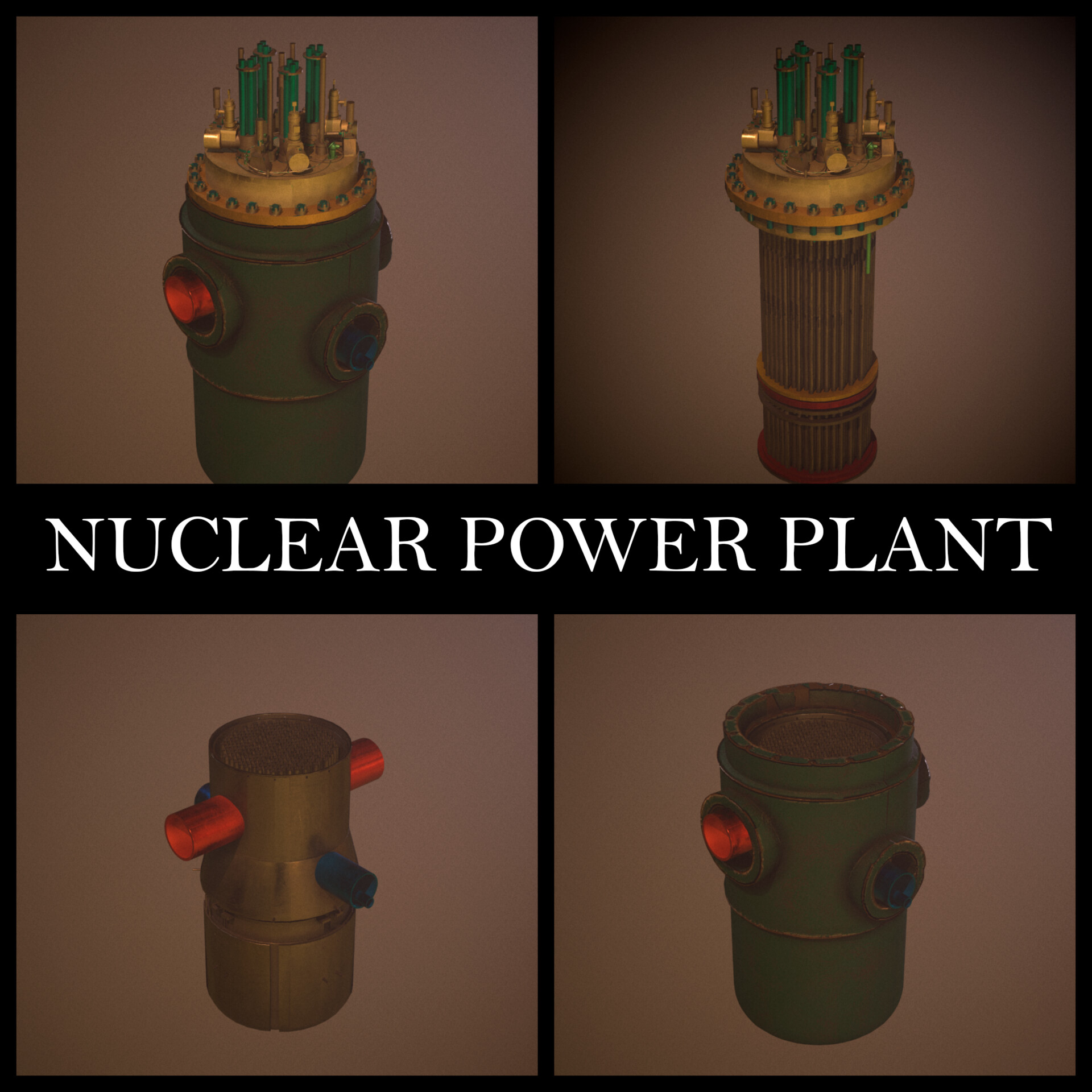 ArtStation - Submarine Nuclear Power Plant OK-650