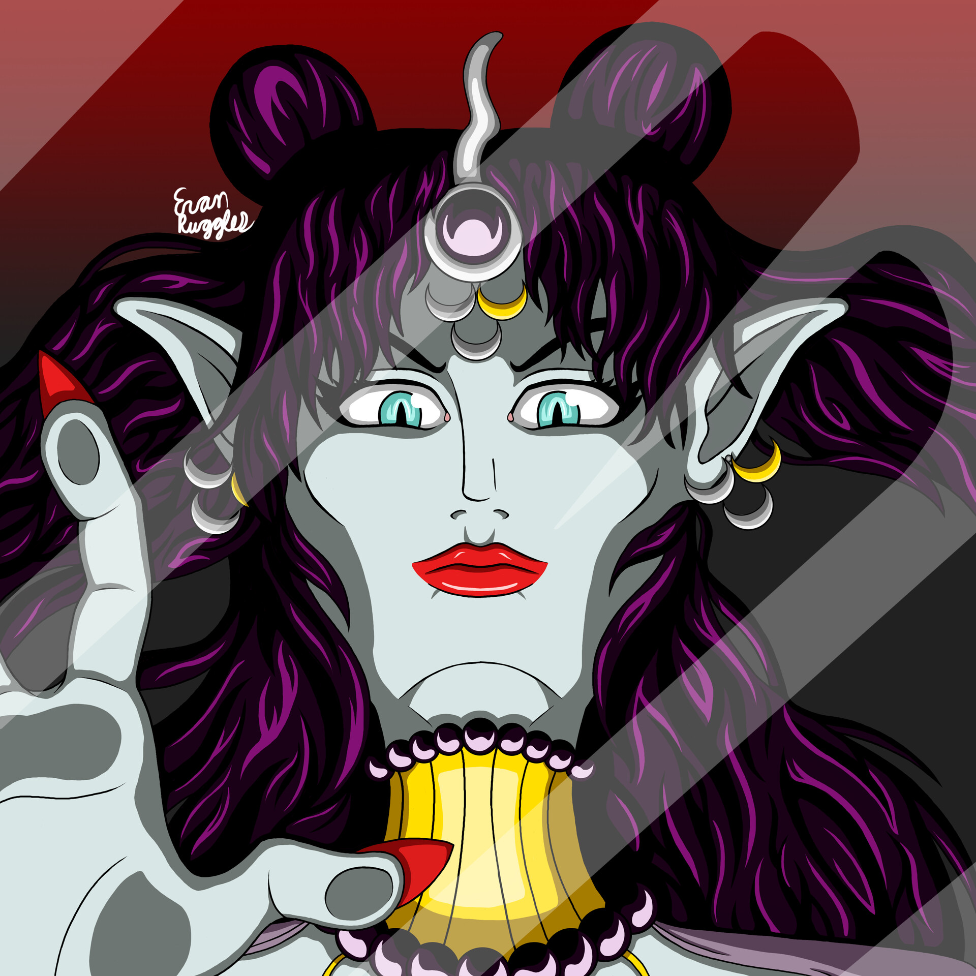 ArtStation - Queen Nehellenia