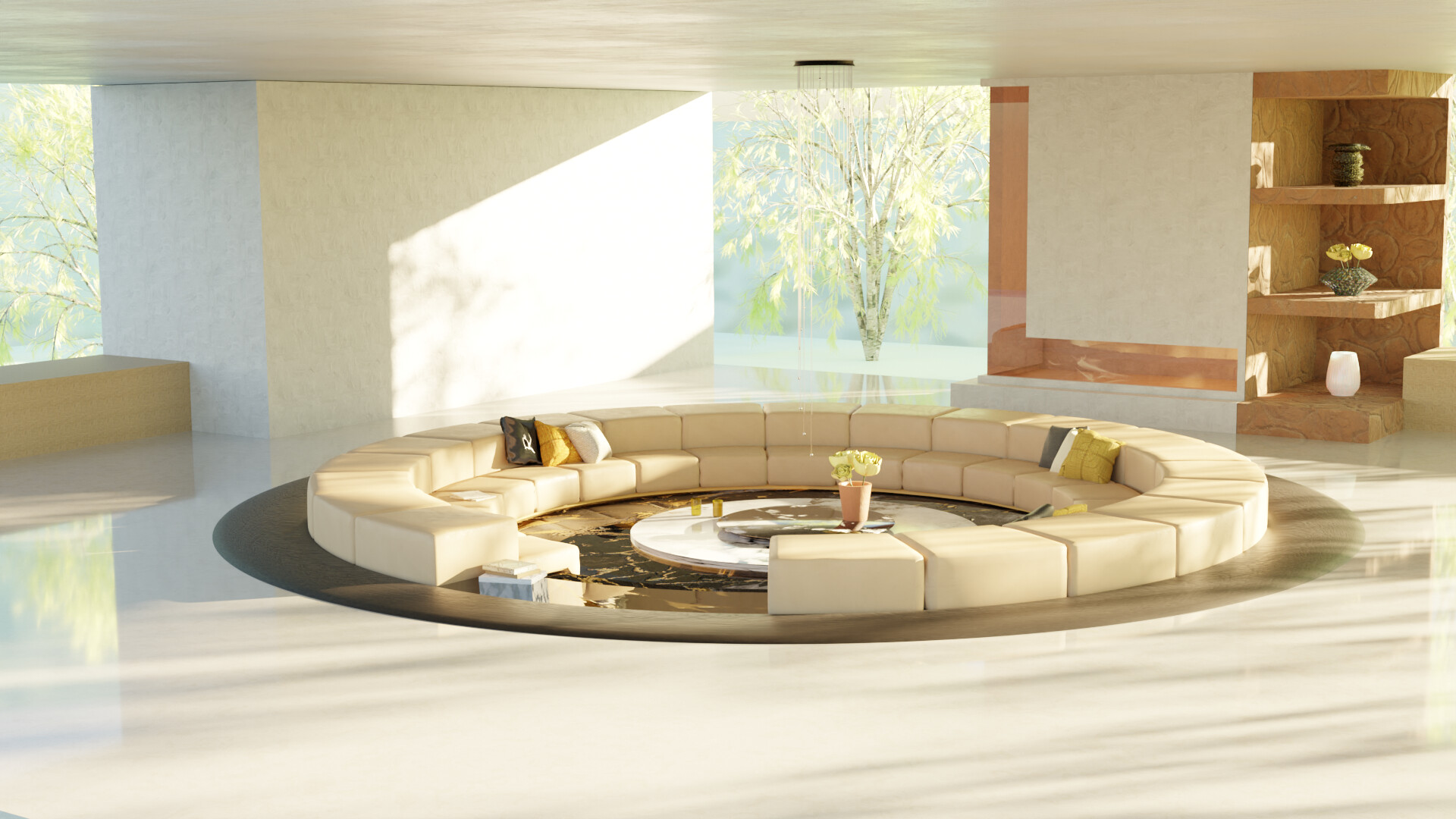 ArtStation - Living Room Scene