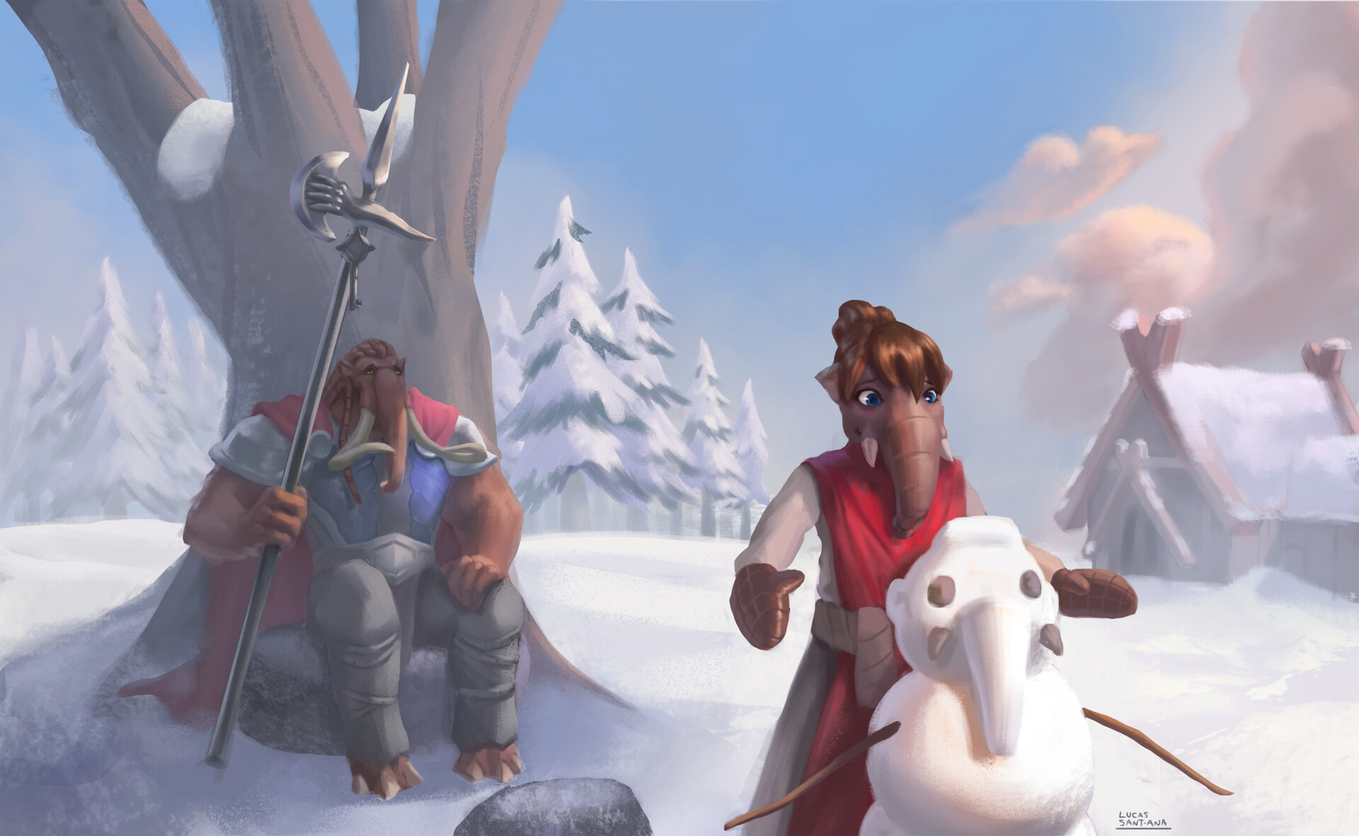 ArtStation - Zeal, the Heartbroken, and his daughter