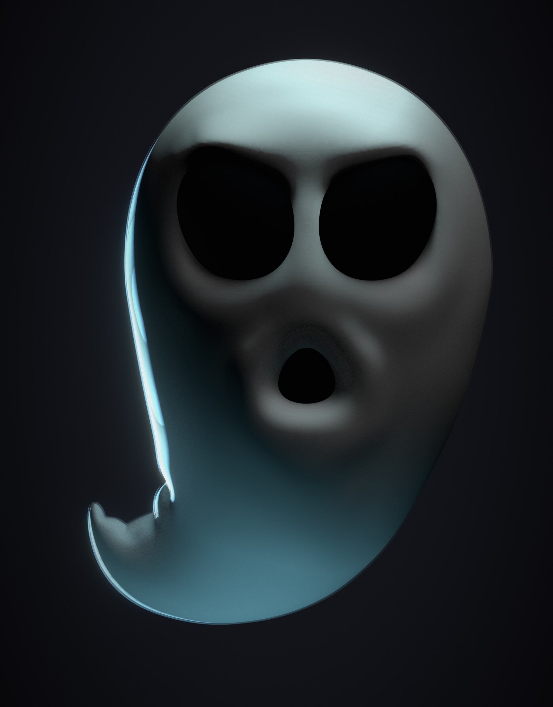 ArtStation - Ghost Nomad sculpt practice #3