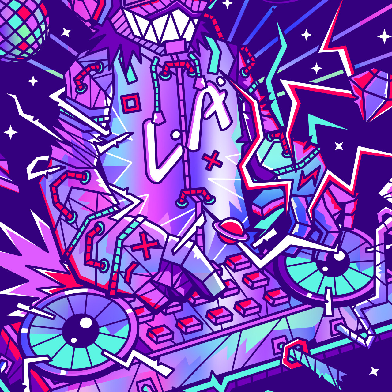 Novan Edo - LA Purple Boost Merch