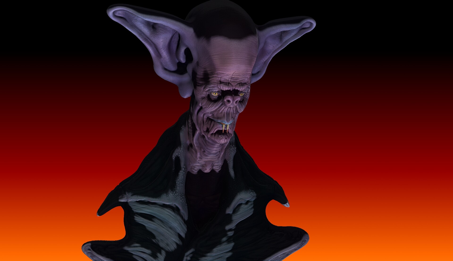 ArtStation - Nosferatu Inspired Vampire