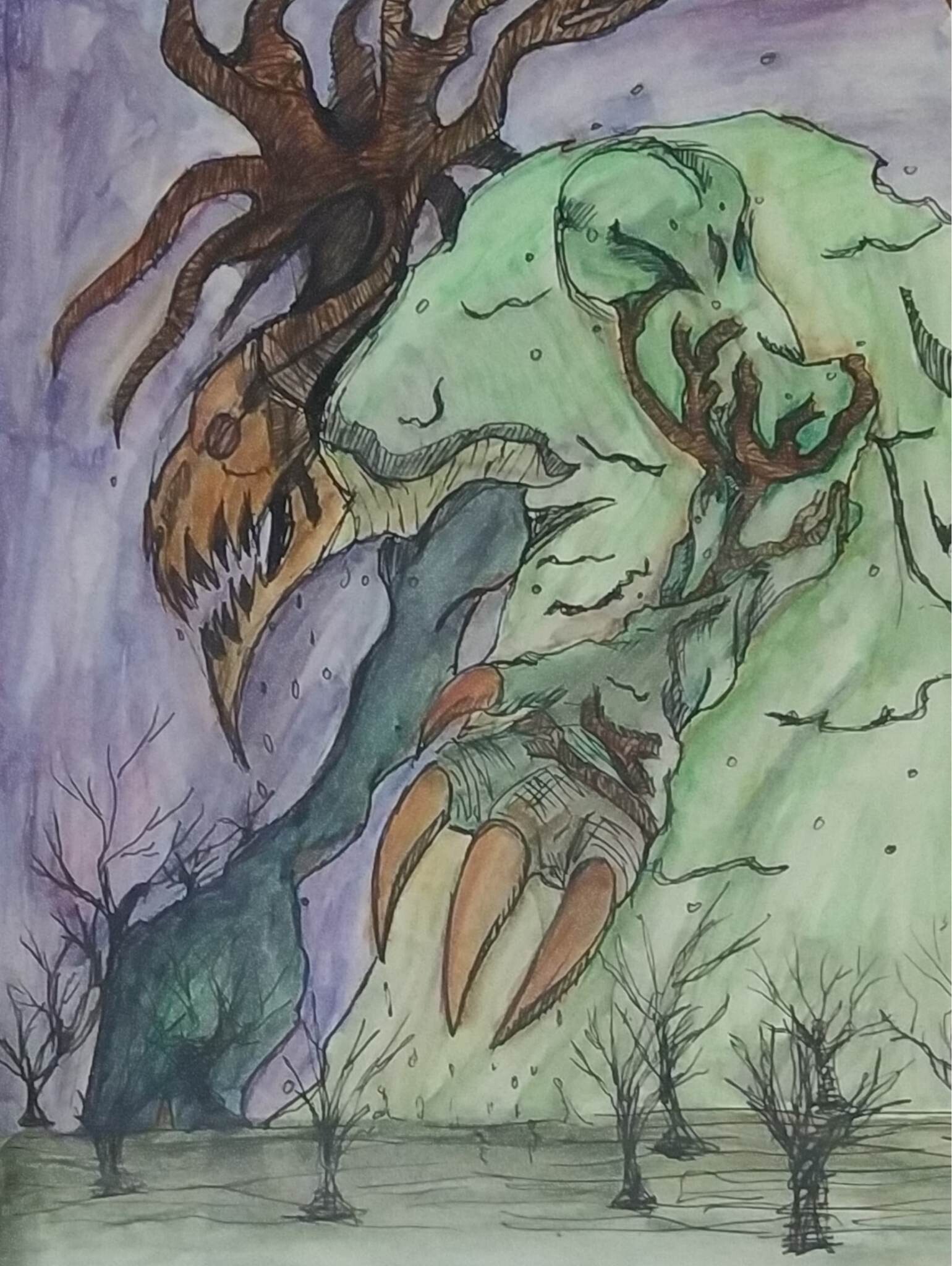 ArtStation - Moss Dragon