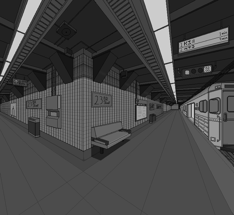 ArtStation - TrainStop