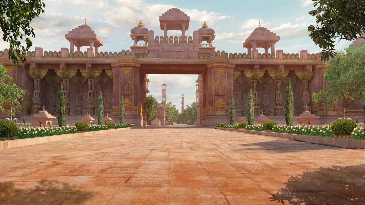ArtStation - Gate Of Rajdarbar