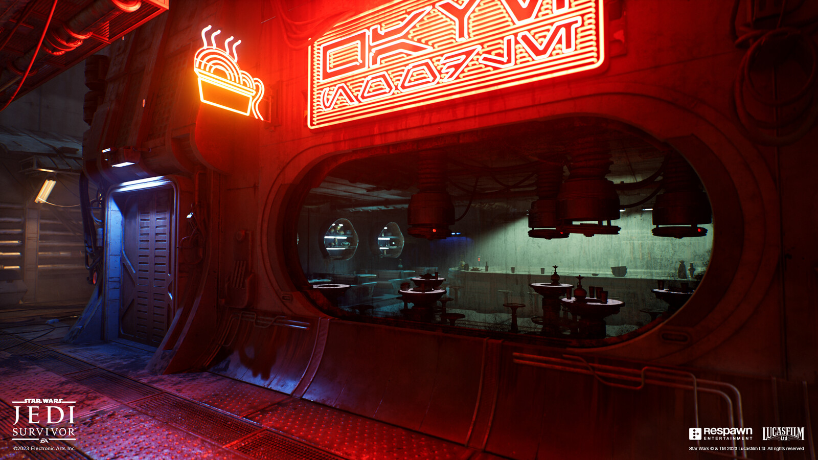 Scott Russell - Coruscant Noodle Bar - Star Wars Jedi: Survivor