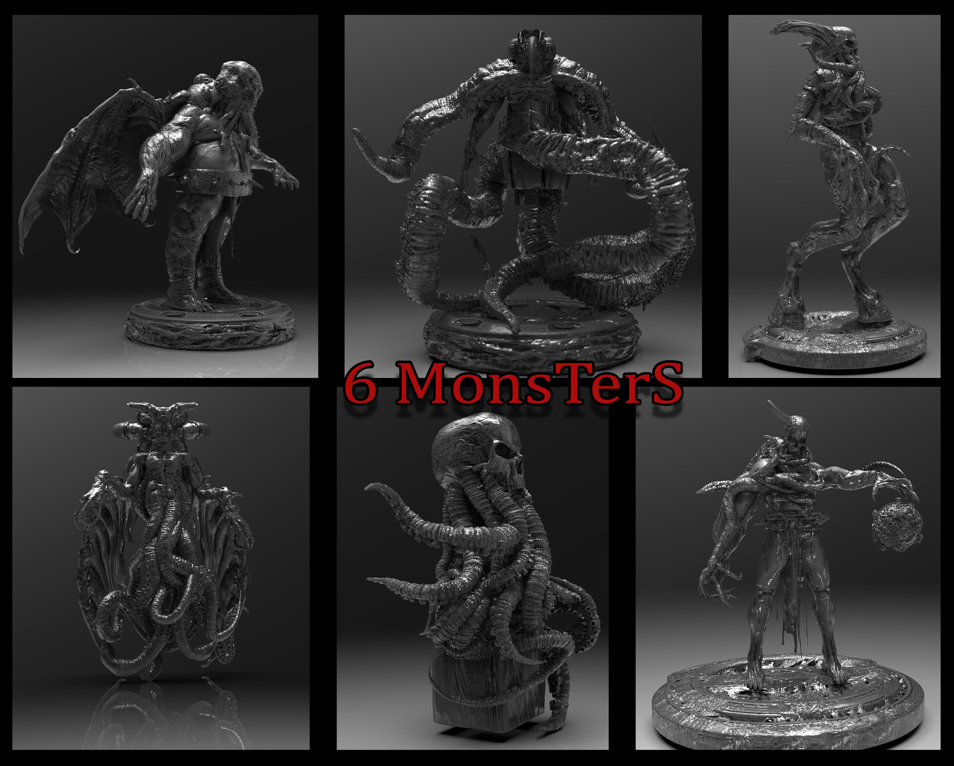 ArtStation - 6 MonsTerS