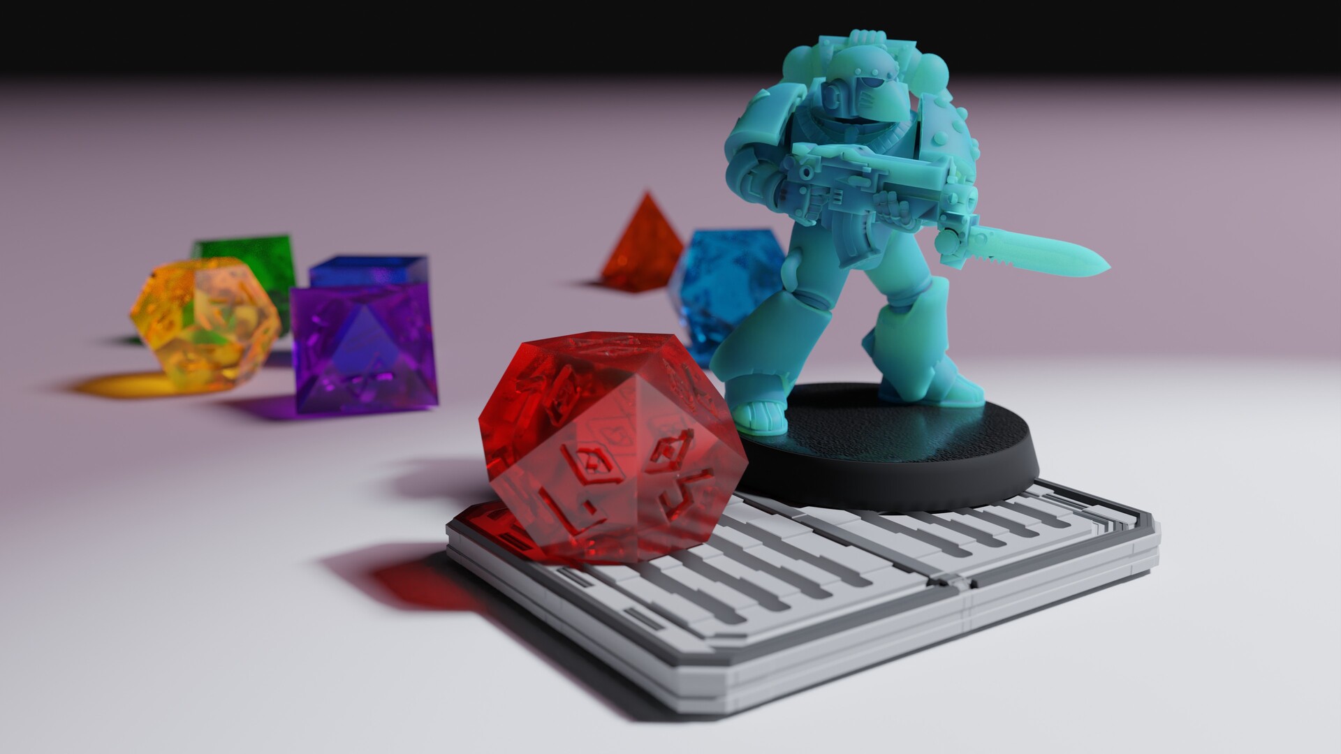 Print Diablo 🖨️😈 - Watch the Dice Physics in Blender fall onto the 3D ...