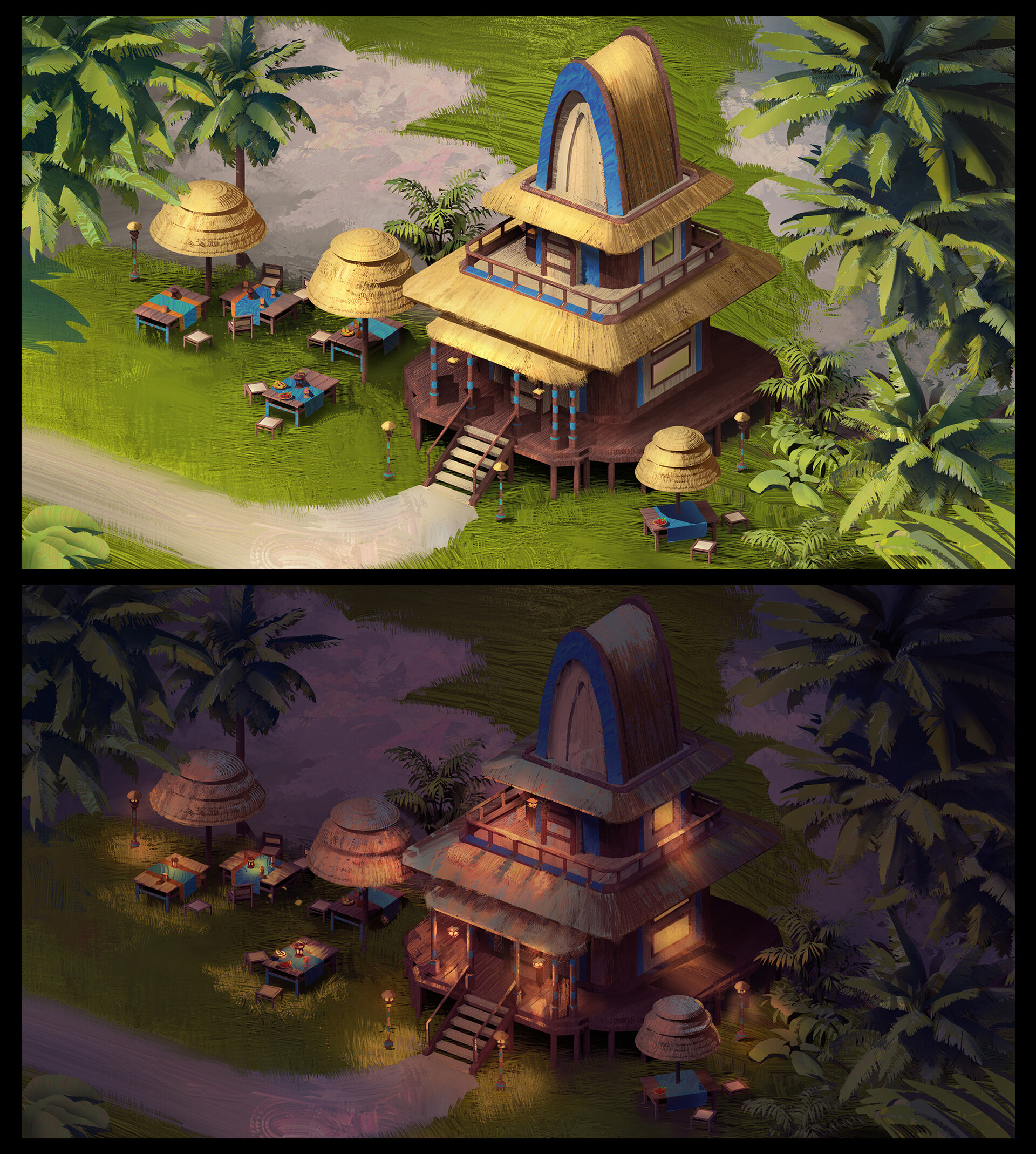 ArtStation - Isometric Houses