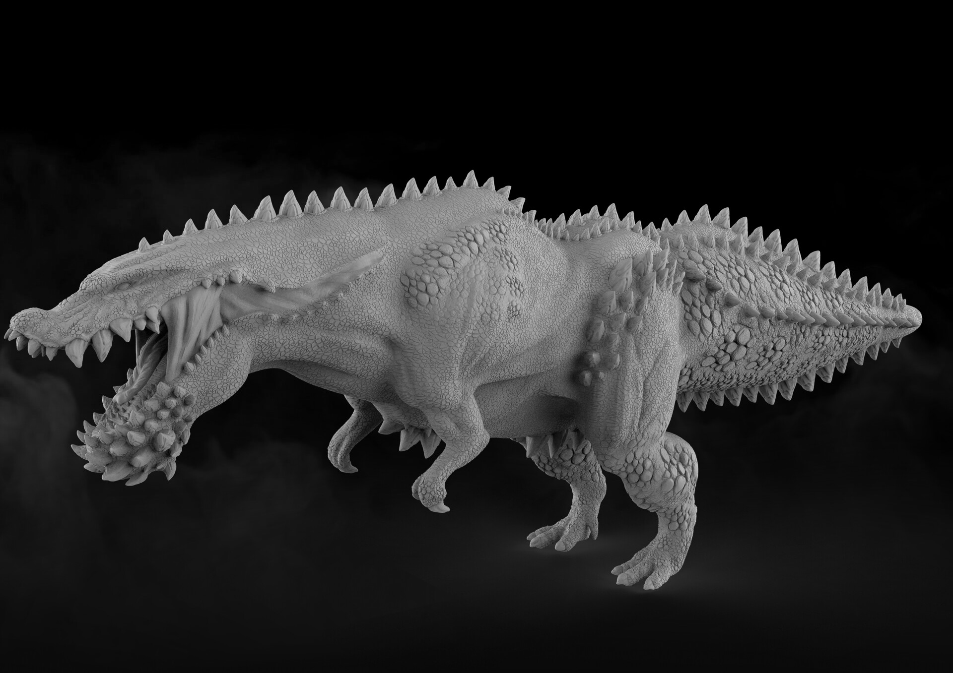 ArtStation - Student's showcase |Zbrush Monster | Deviljho