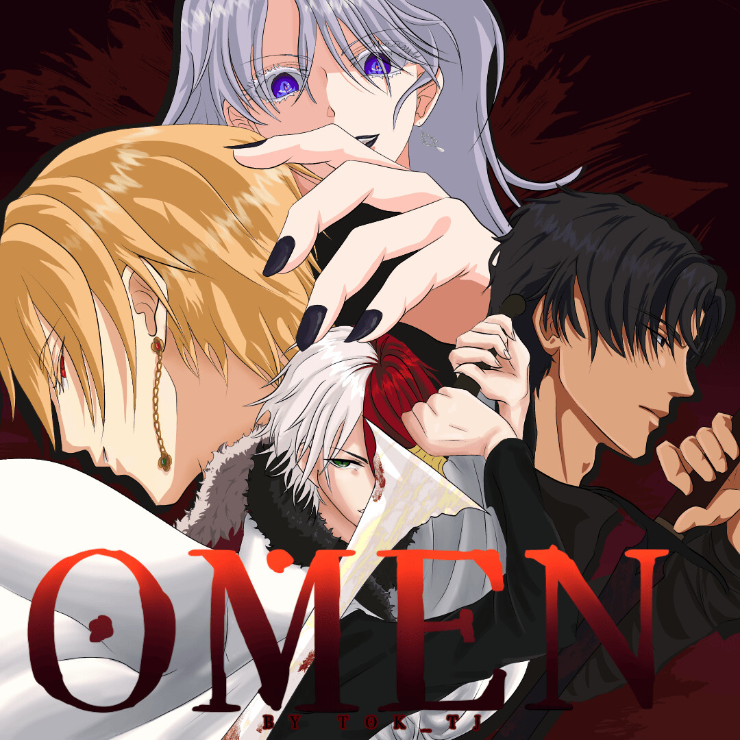 ArtStation - MY WEBTOON OMEN - A close up!