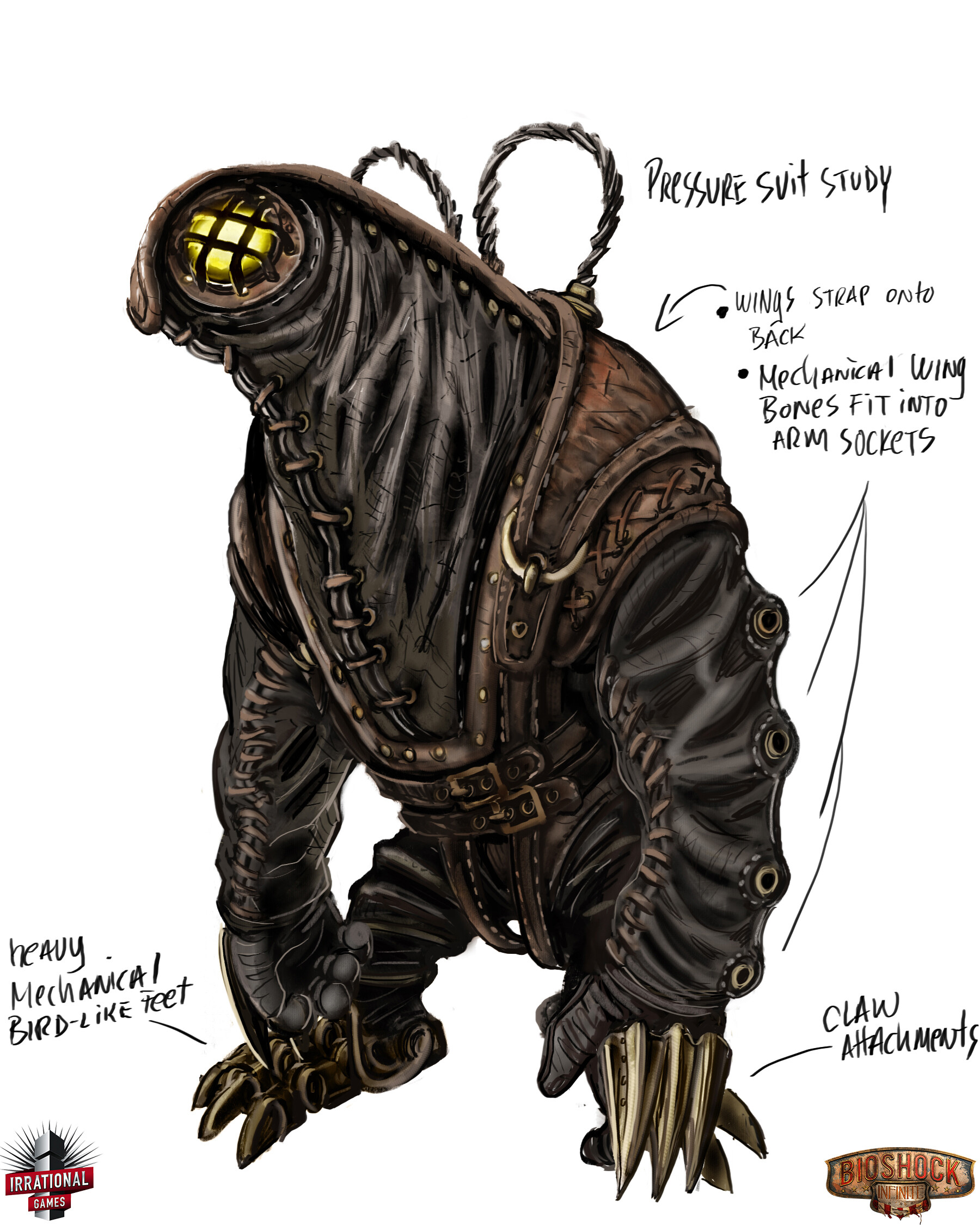 Bioshock Infinite Concept Art Songbird