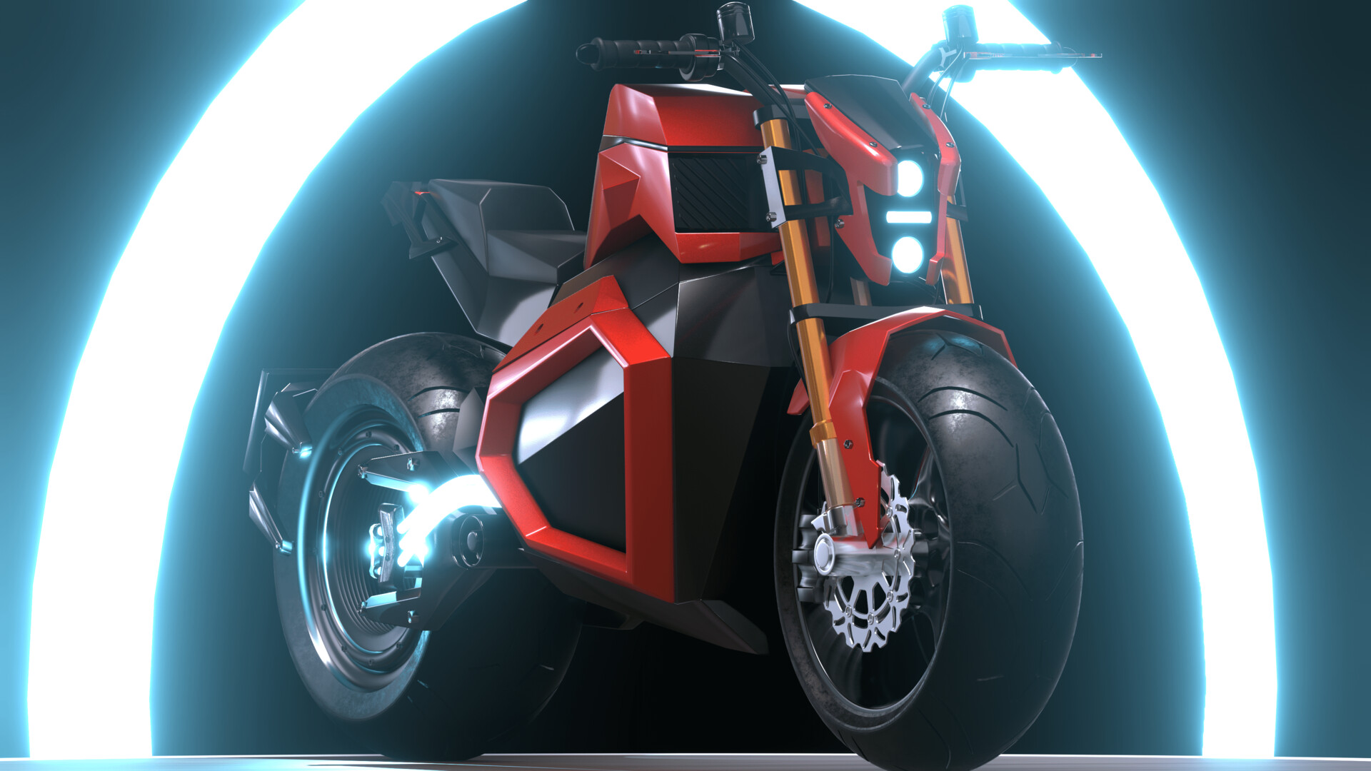ArtStation - Realistic Motorcycle