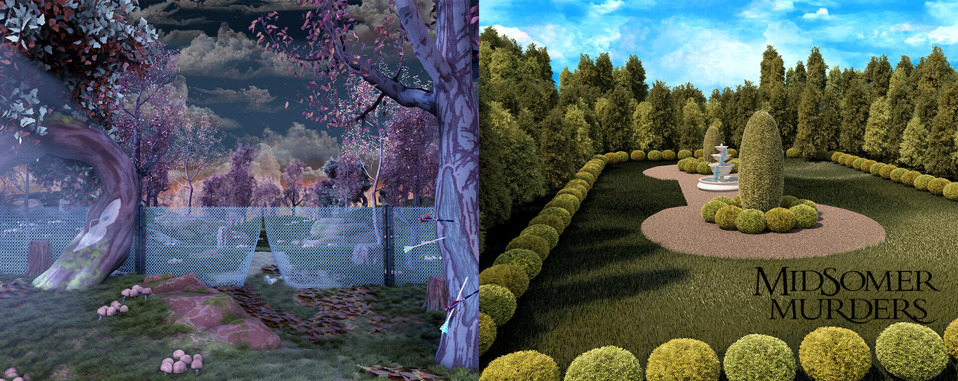 ArtStation - Environment's for Qiiwi Games-Midsomer Murders (Mobile Game)