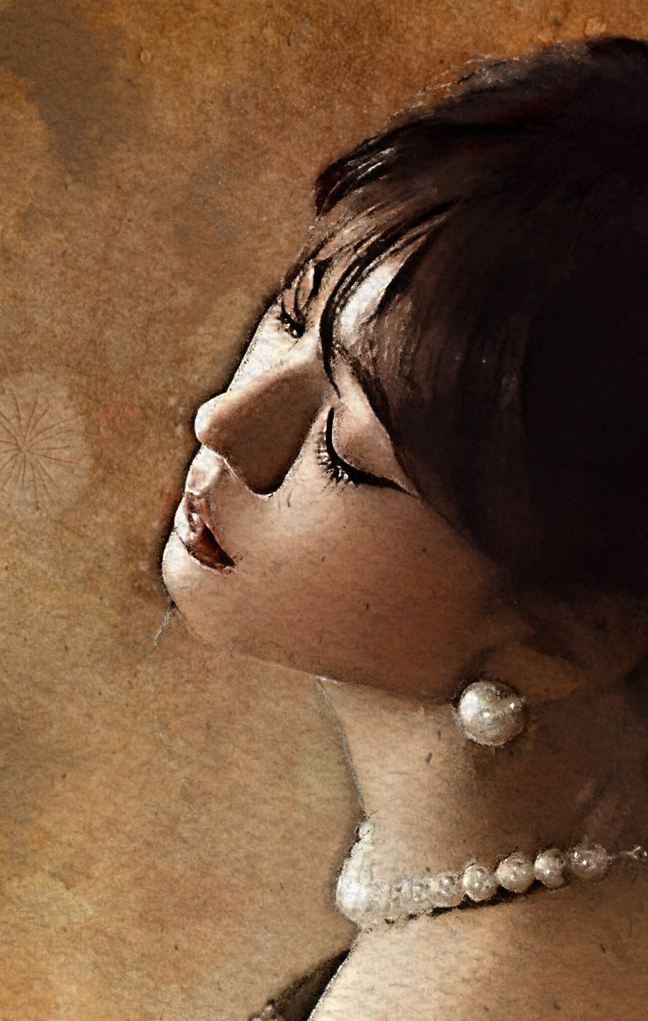 Alexander Ryan Art - Solitaire: Jisoo's Luminous Debut