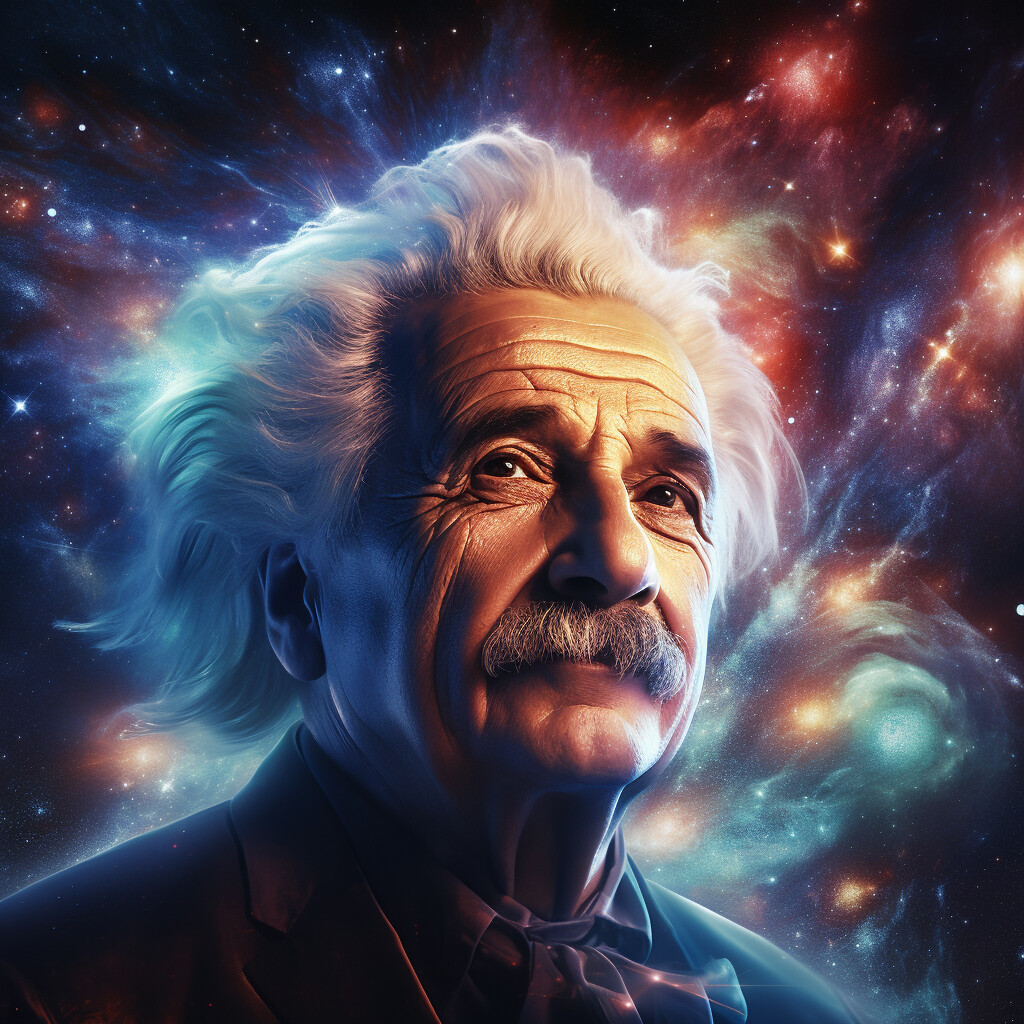 ArtStation - Einstein Amongst The Stars