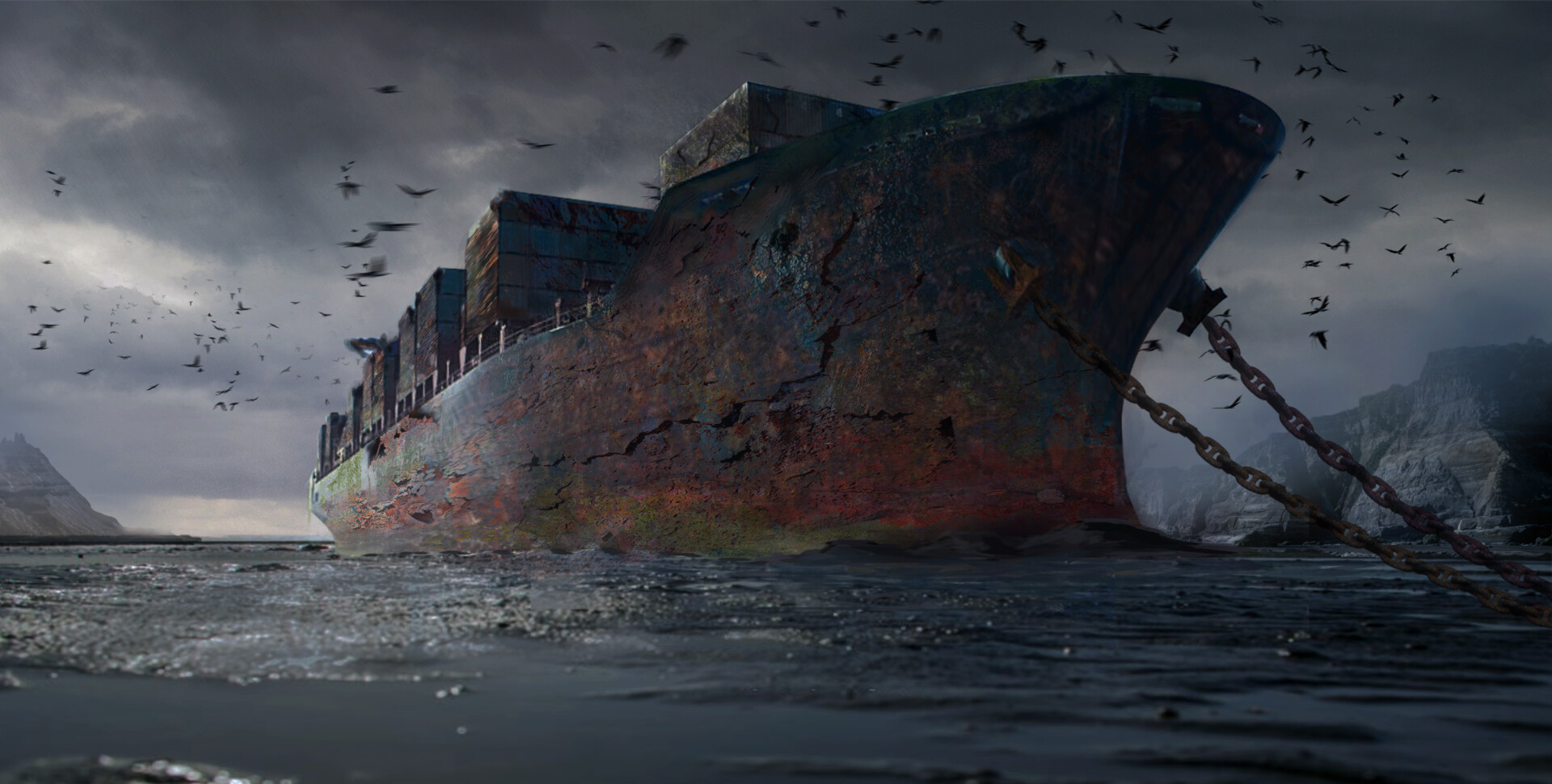 ArtStation - ABANDON SHIP