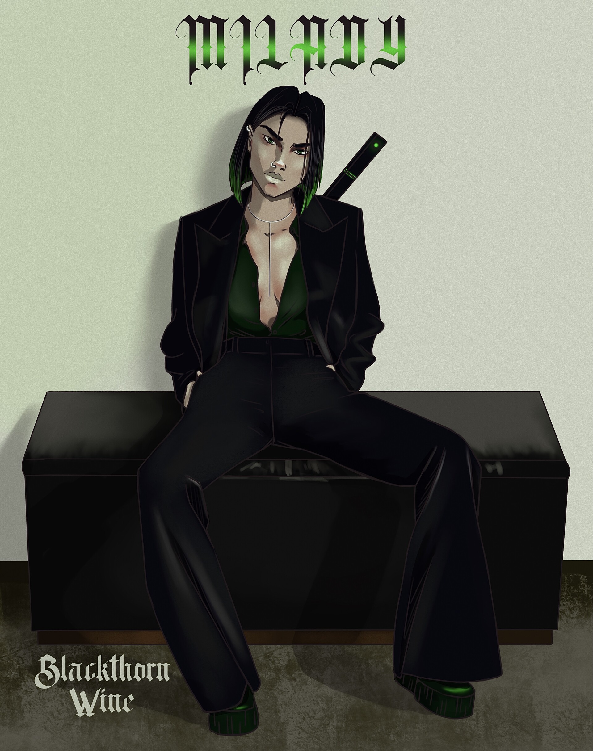 ArtStation - MILADY 💚🖤