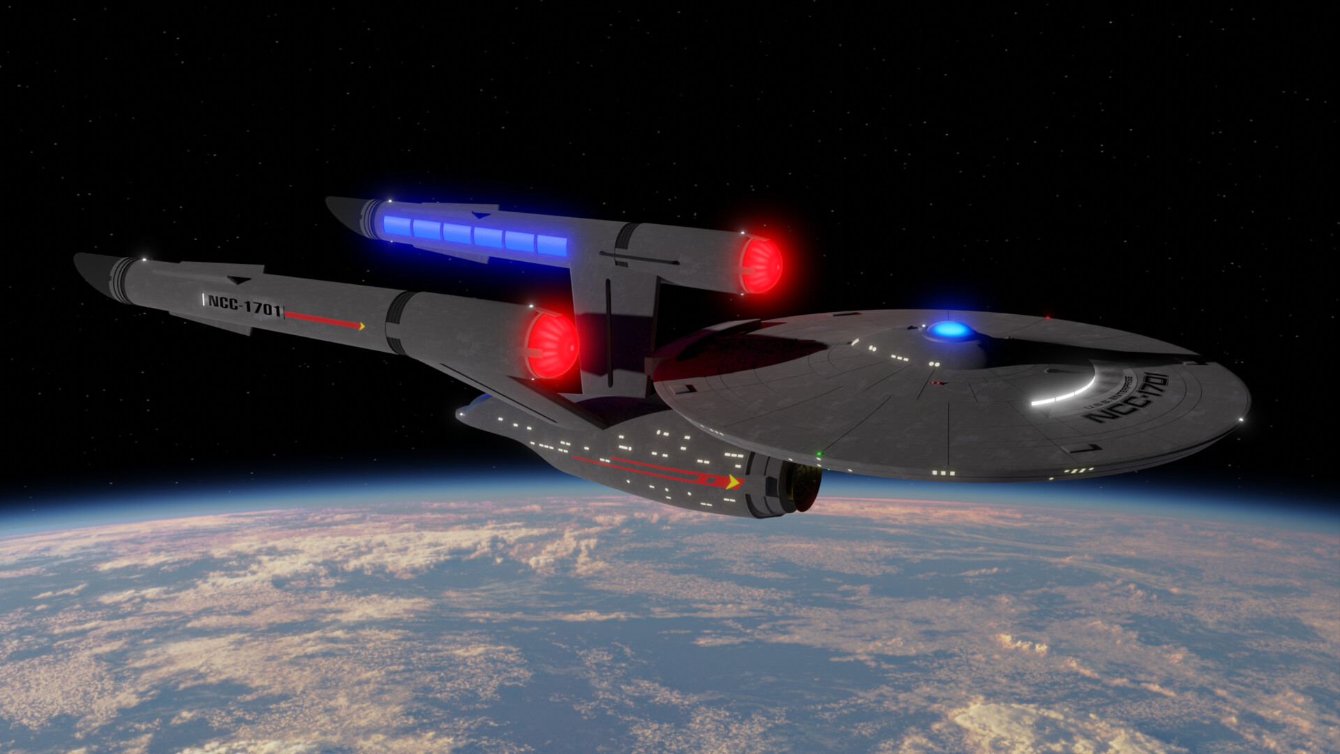 ArtStation - USS Enterprise - Strange New Worlds variant