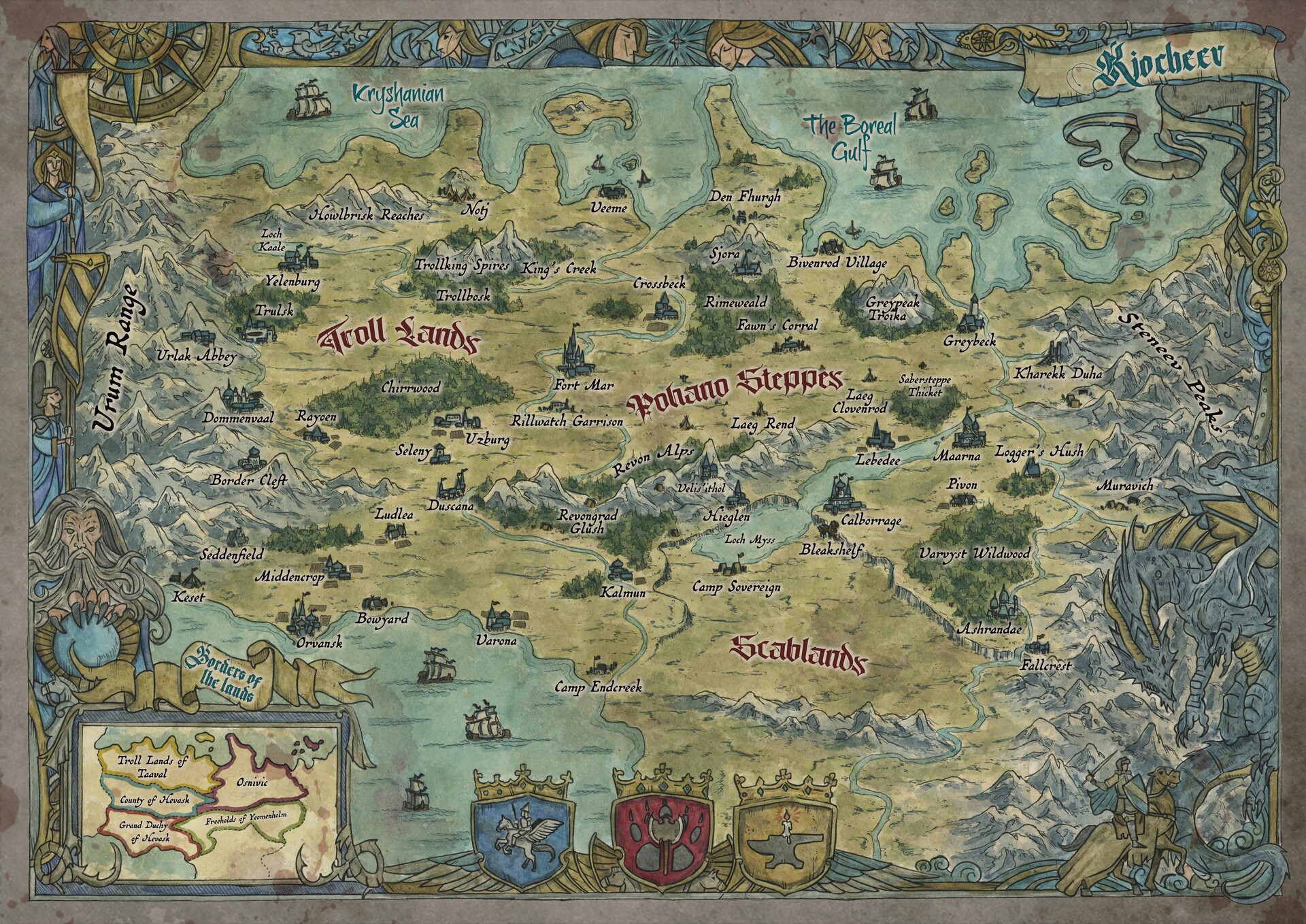 ArtStation - New Rpg commission Map!