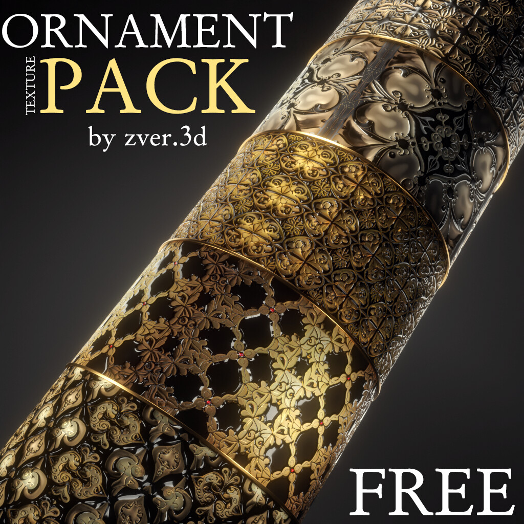 ArtStation - FREE Ornament pack v.1