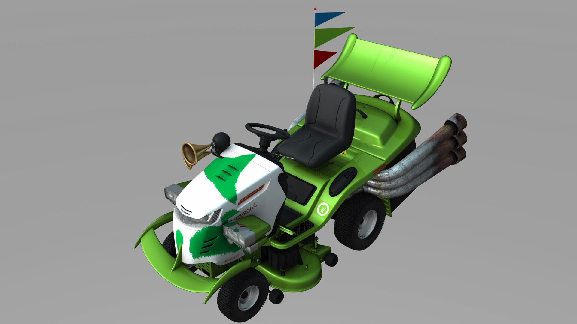 ArtStation - Client work - Garden mower racers