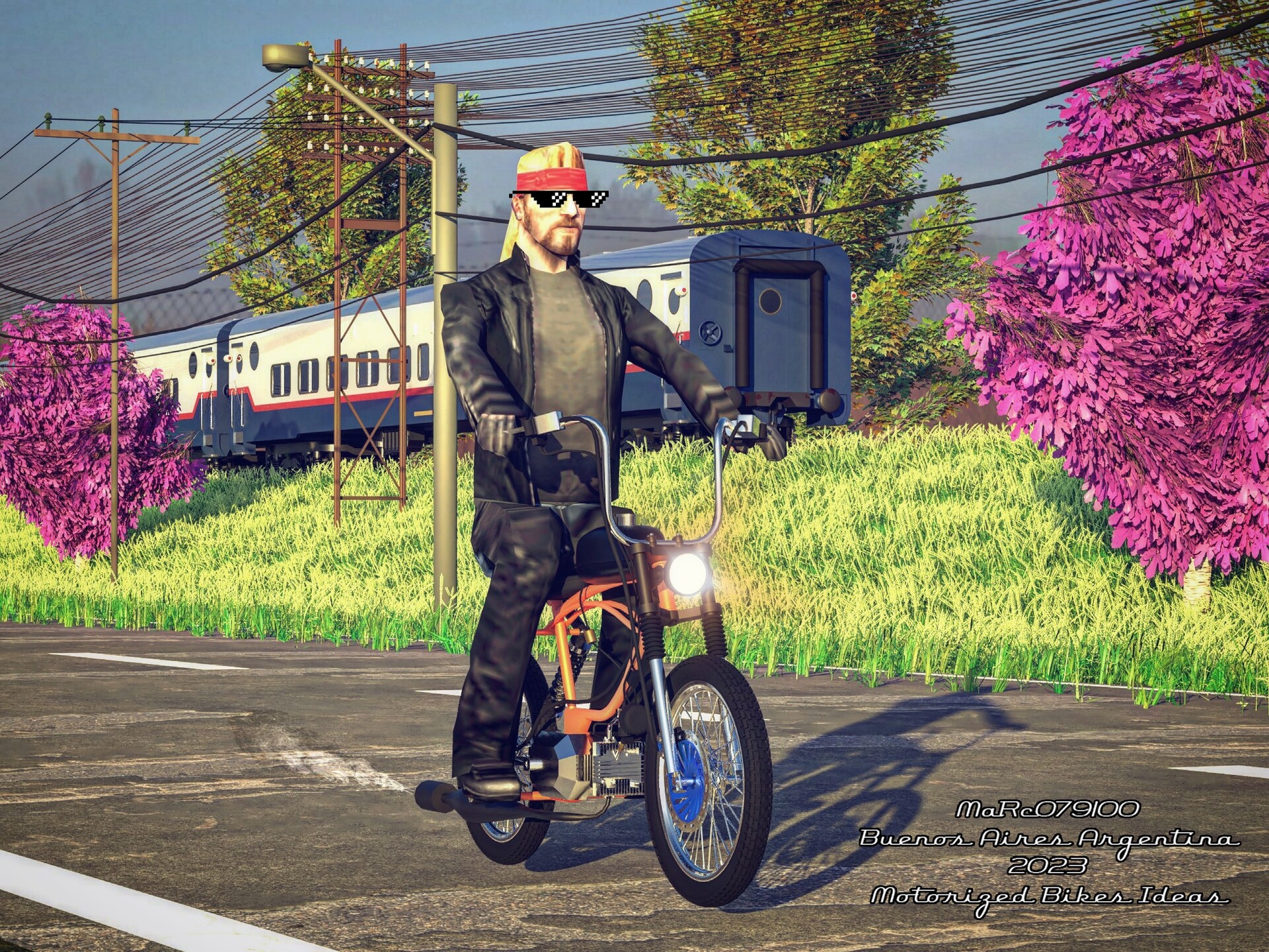 ArtStation - Moped Scene