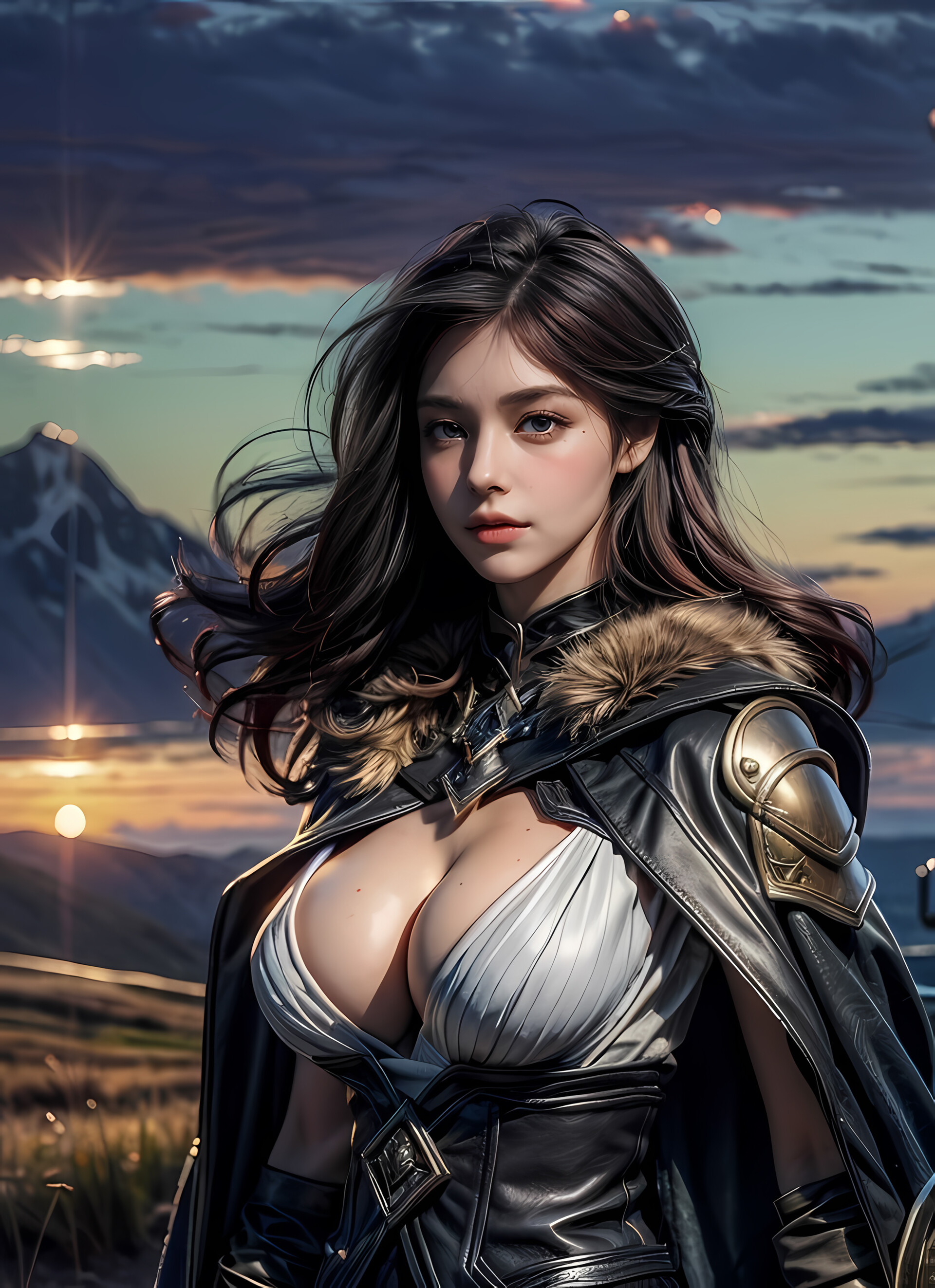 ArtStation - Wanderer on the hill