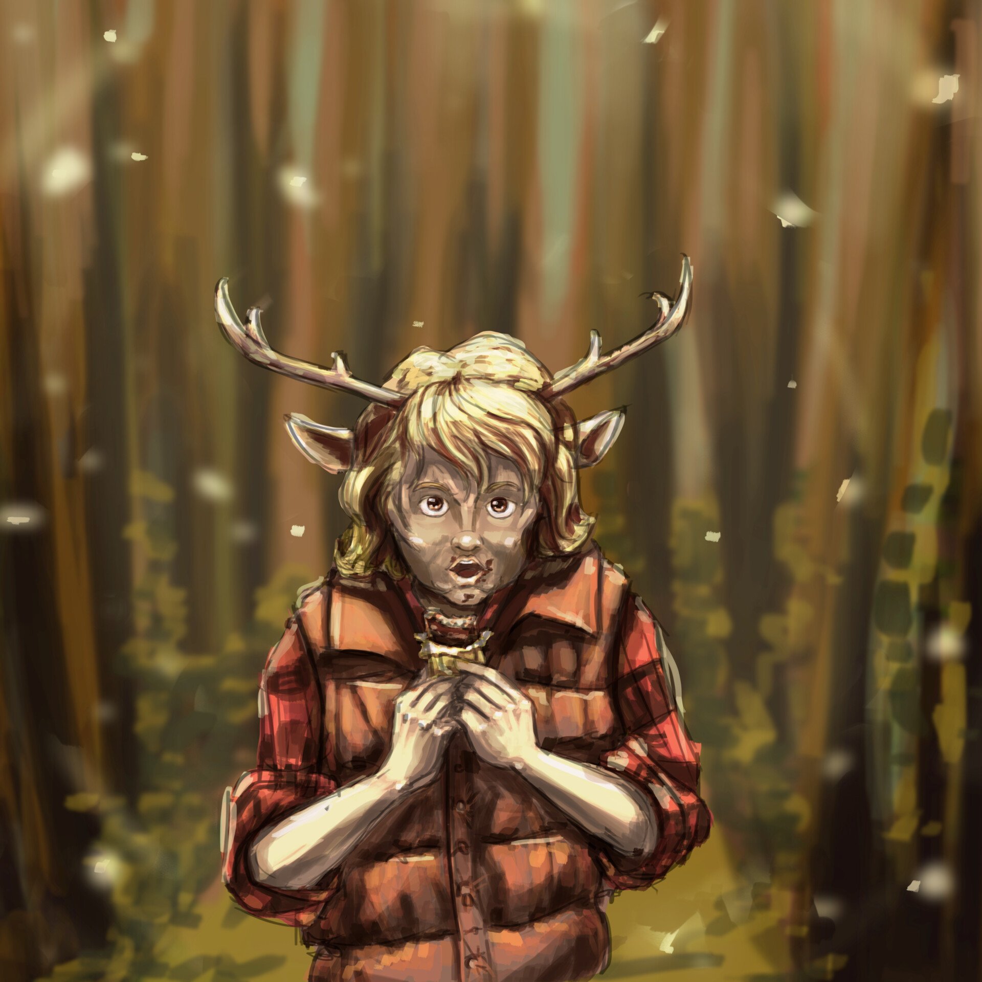 ArtStation - Sweet Tooth - Lost in the woods