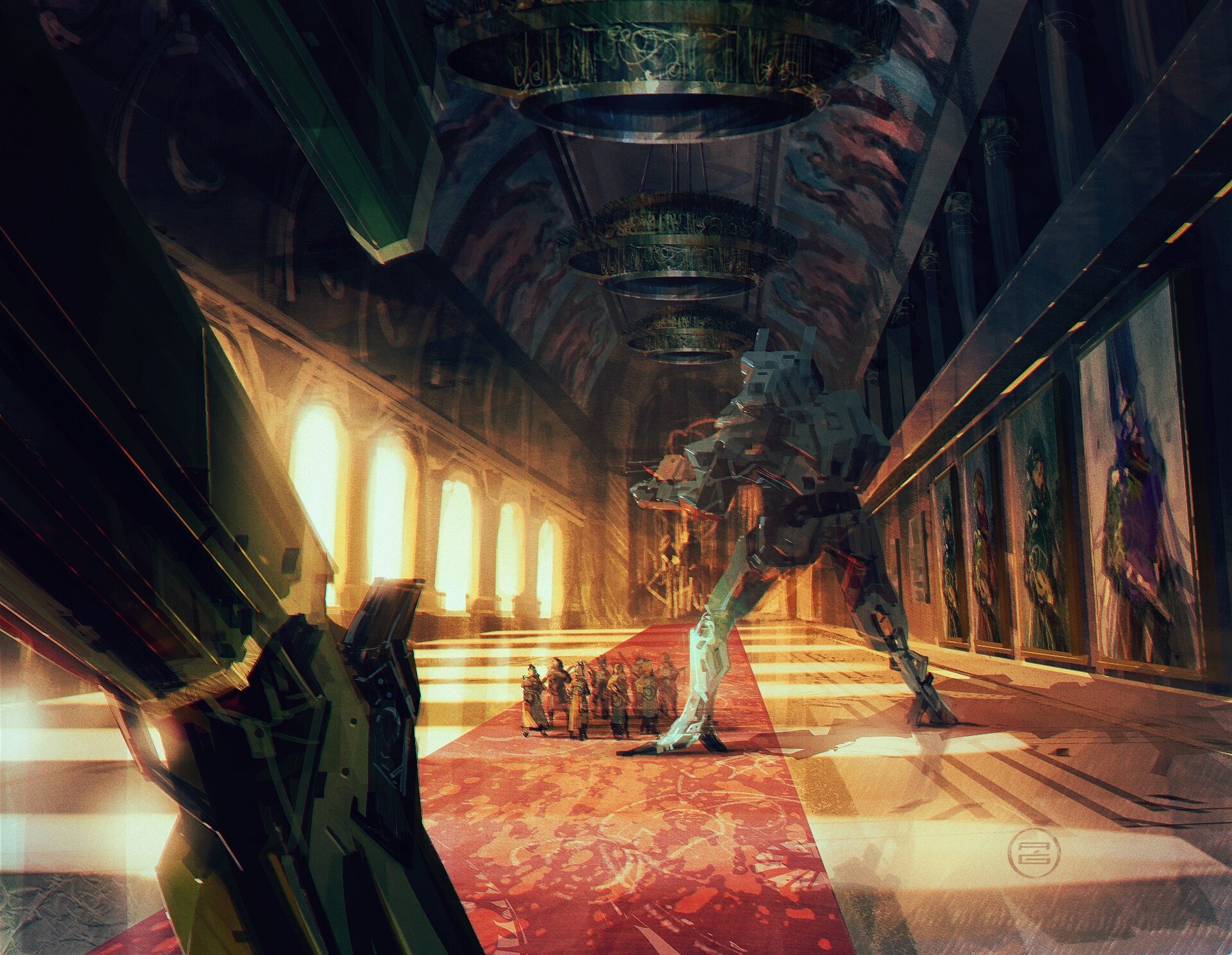 ArtStation - Bots at museum .12.07.23.