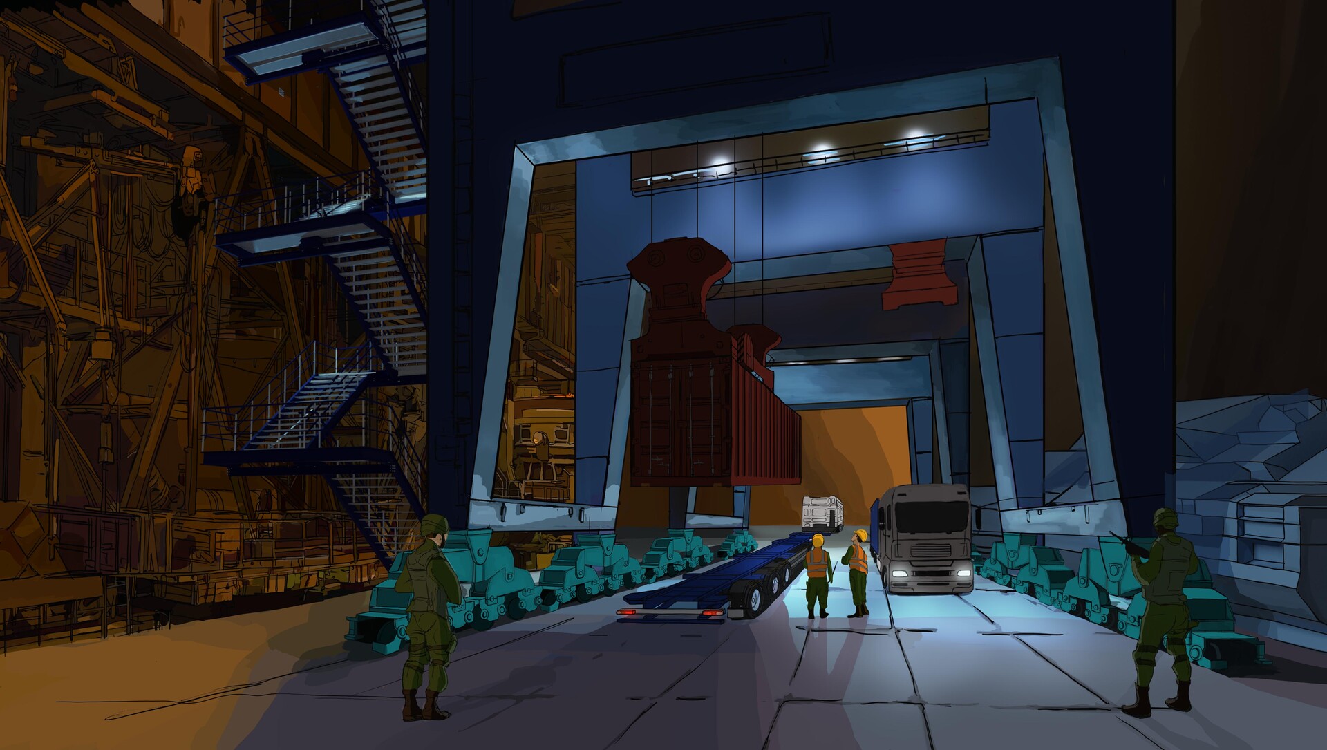 ArtStation - Loading Dock