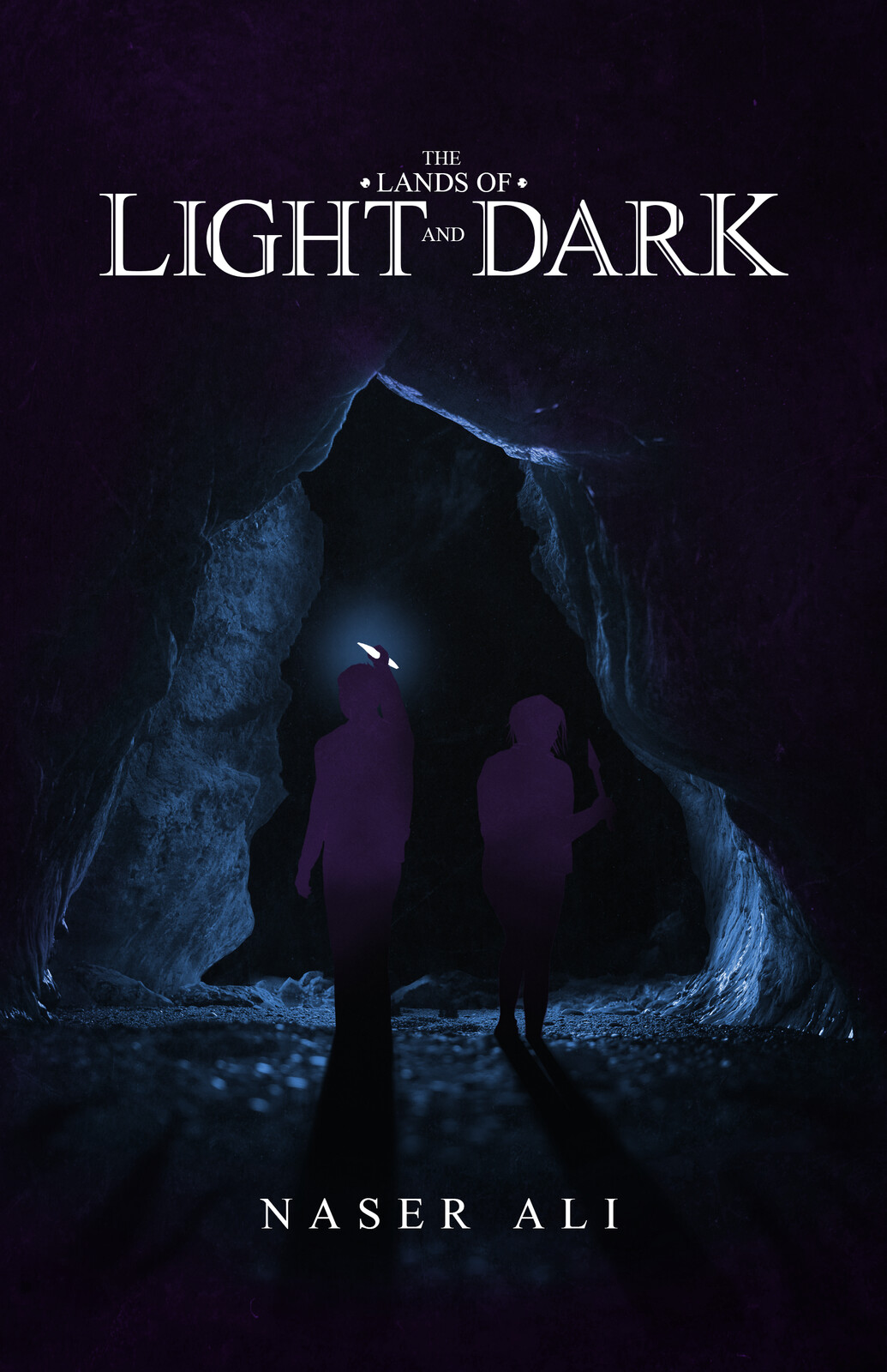 Naser Ali - The Lands of Light and Dark - Hardback and Paperback Covers