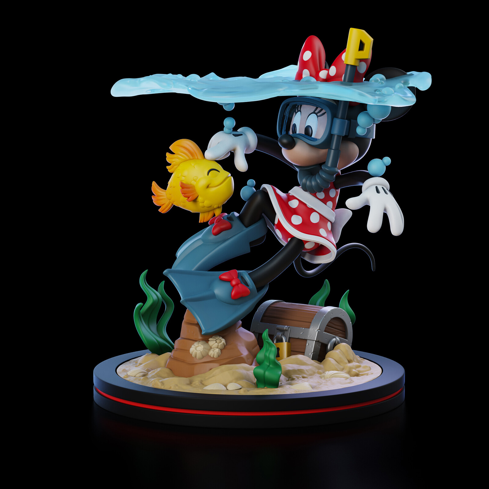 Art of Jose - Minnie on Vacation (Q-Fig)