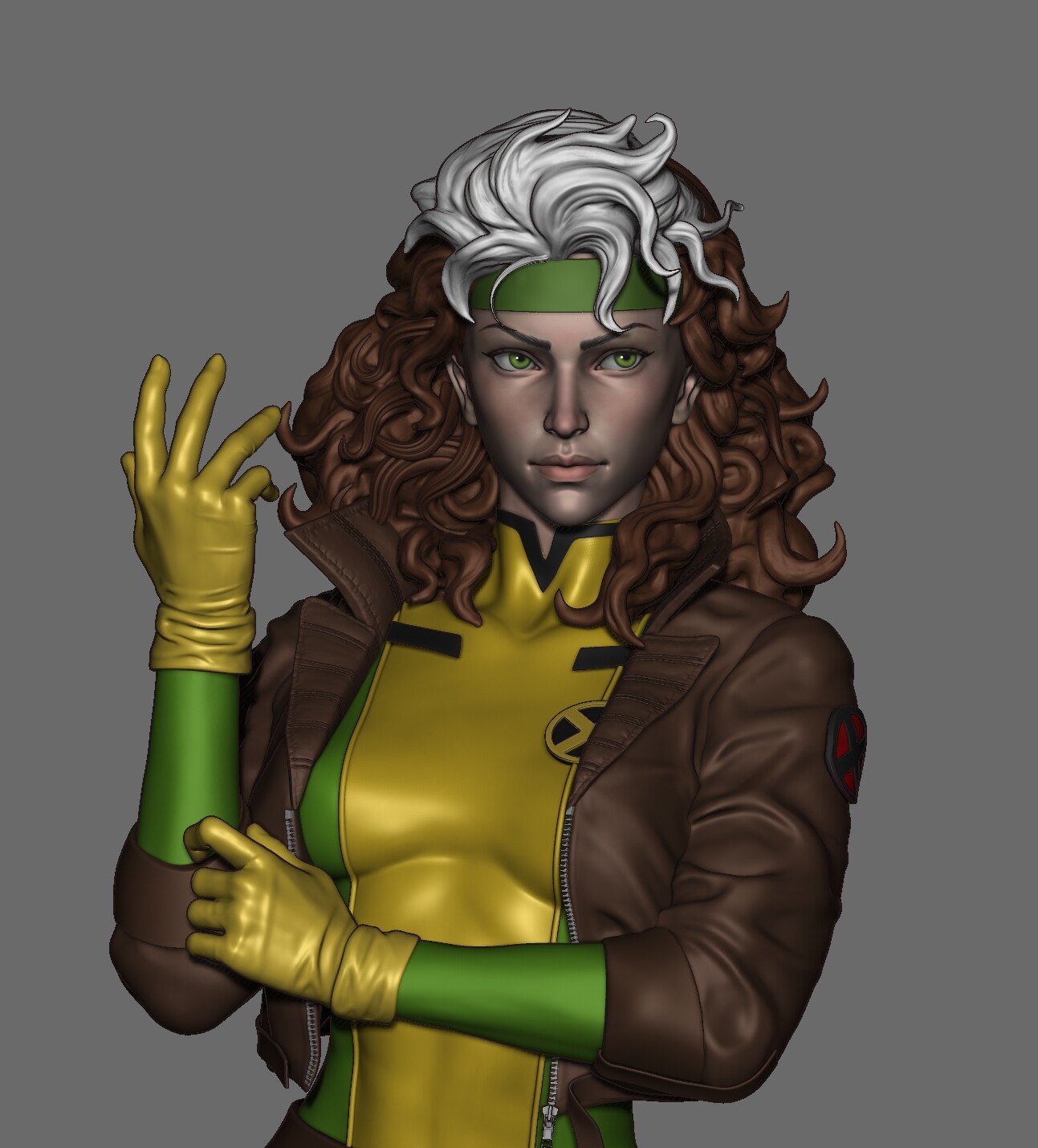 ArtStation - Rogue X men WIP