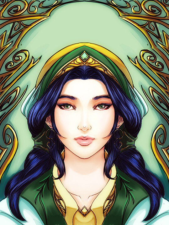 ArtStation - Emerald Maiden