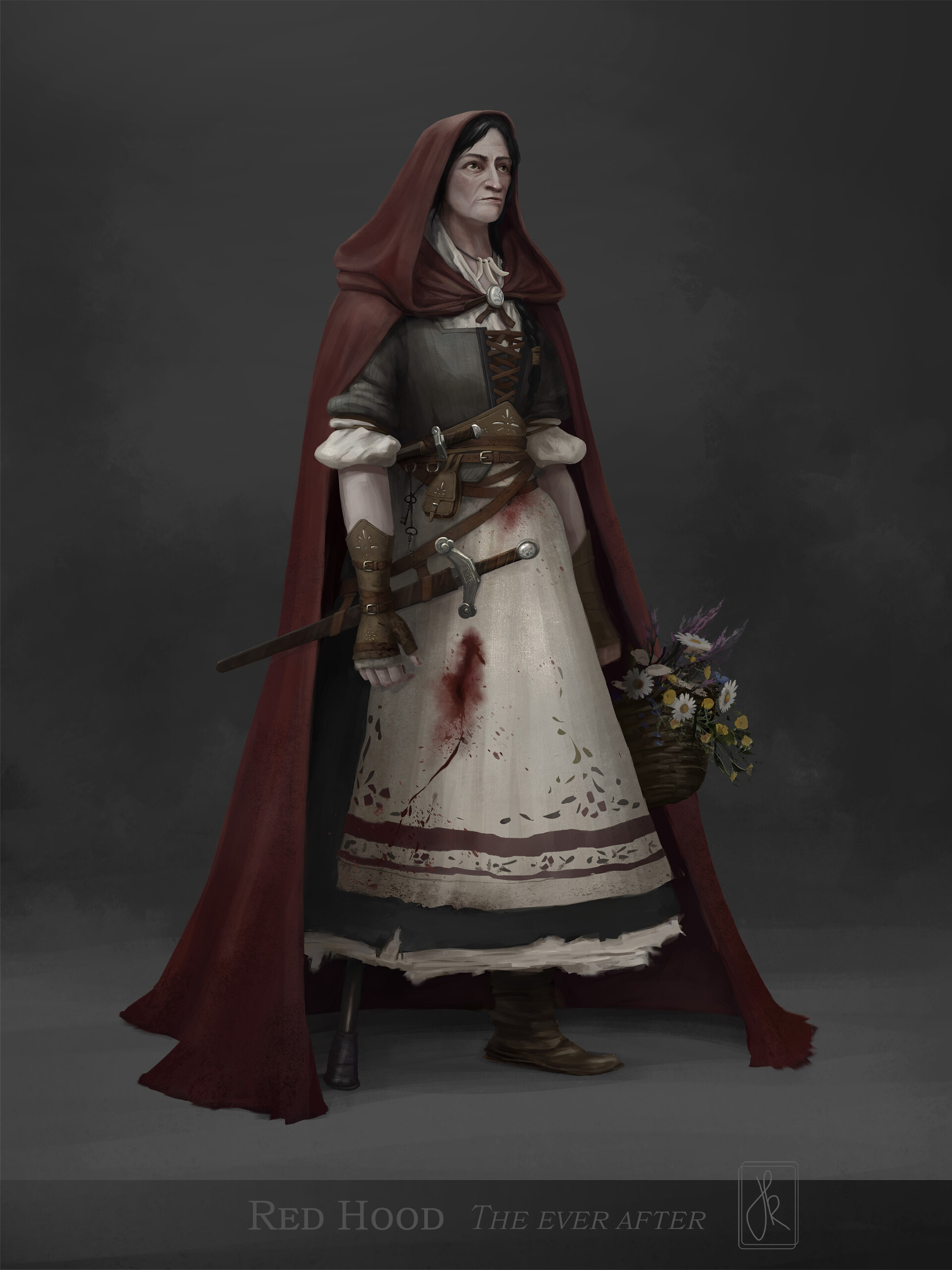 ArtStation - Character Concept: Red Hood - What really happened after?