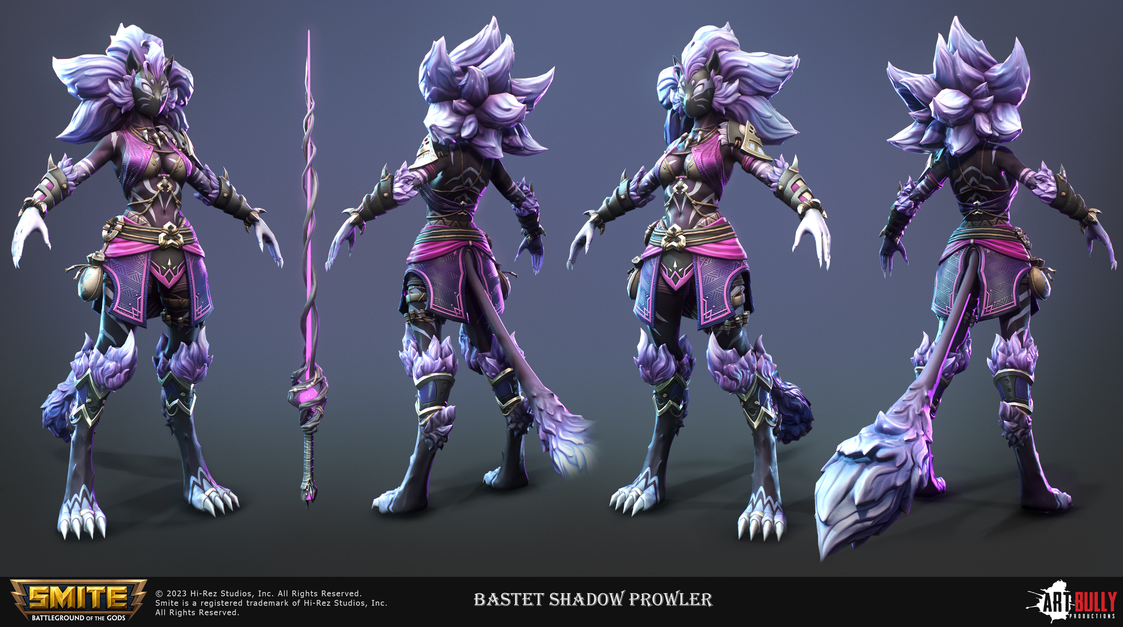 Art Bully Productions Smite Bastet Shadow Prowler