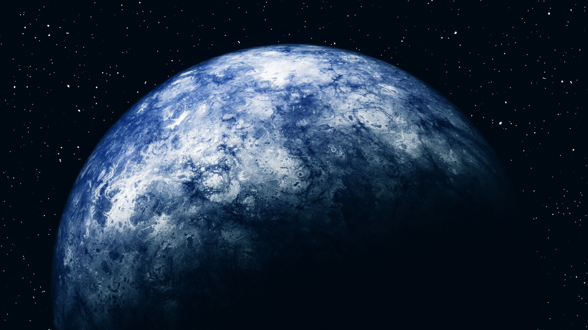 ArtStation - Planet in space