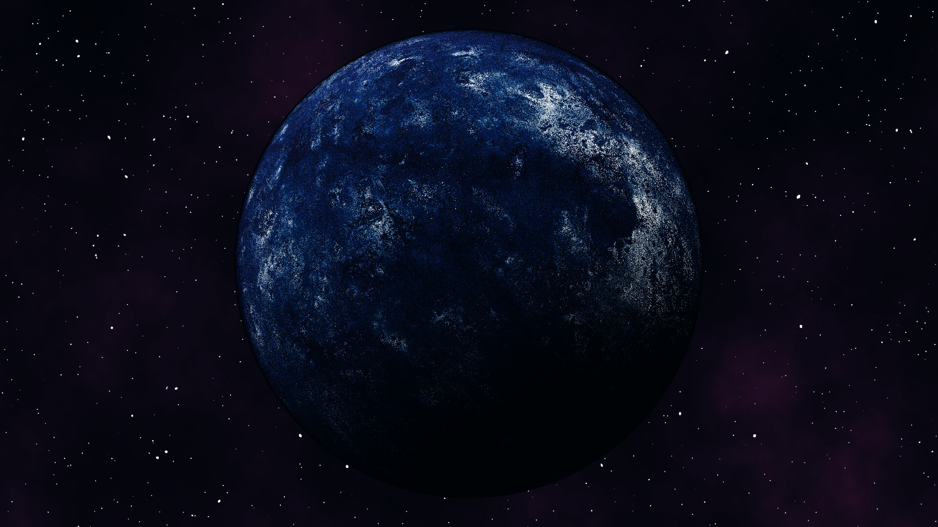 ArtStation - PLANET AT THE MIDDLE OF SPACE